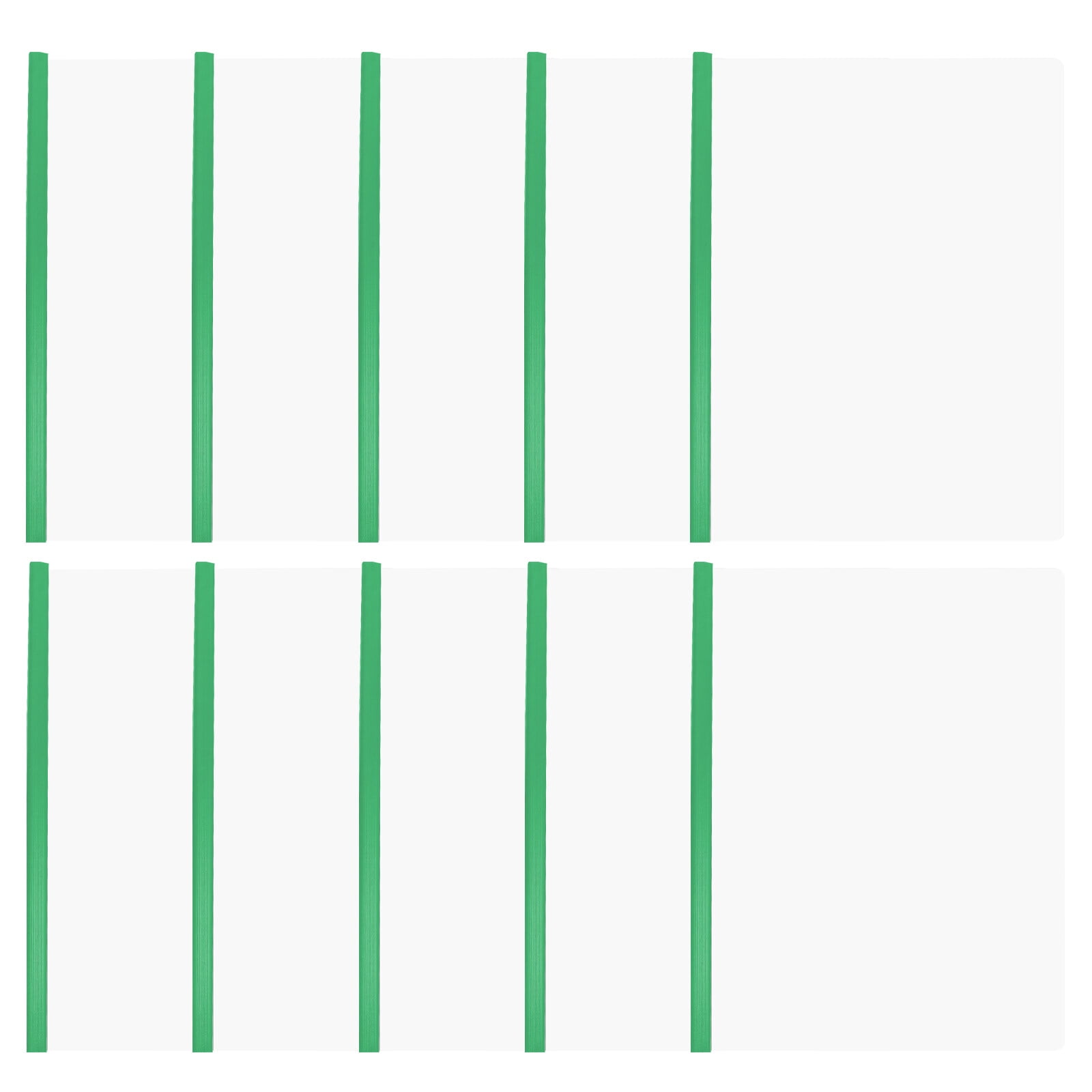 10 Pcs Drawer Folder Organiser Organizer Binder Clips Student Green ...