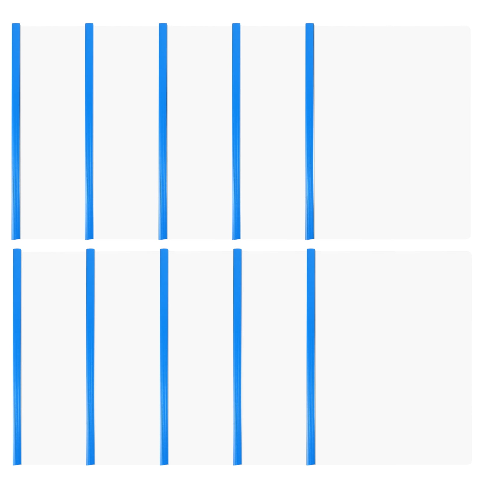 10 Pcs Drawer Folder Plastic Lever Clips Transparent File Folders Pull ...