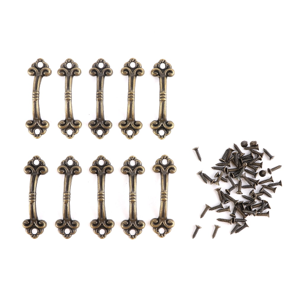 10 Pcs Dresser Drawer Knob Kitchen Cabinet Door Handle Simple Wardrobe ...