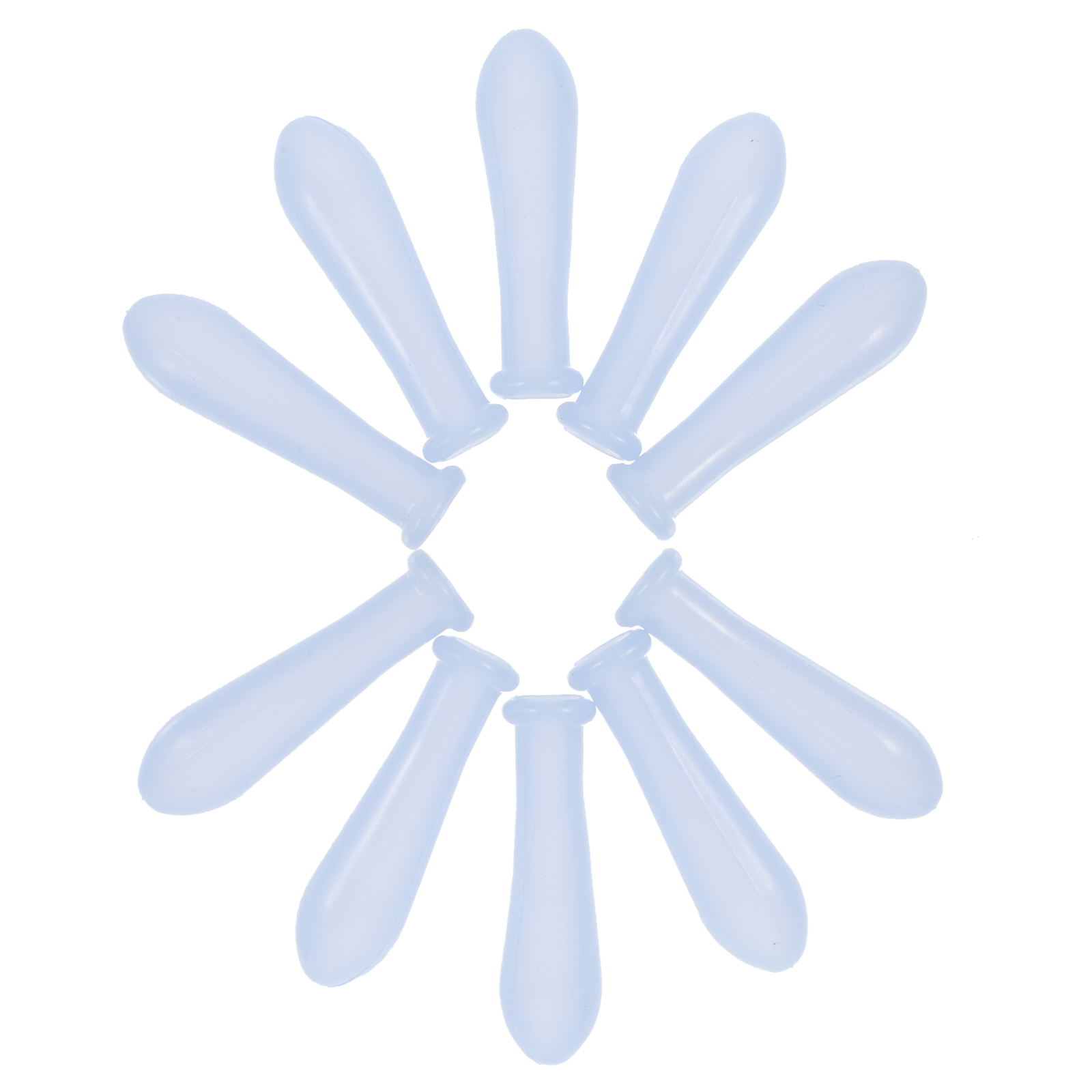Blue Silicone Dropper Tips for Laboratory Use with High Precision 10pcs ...