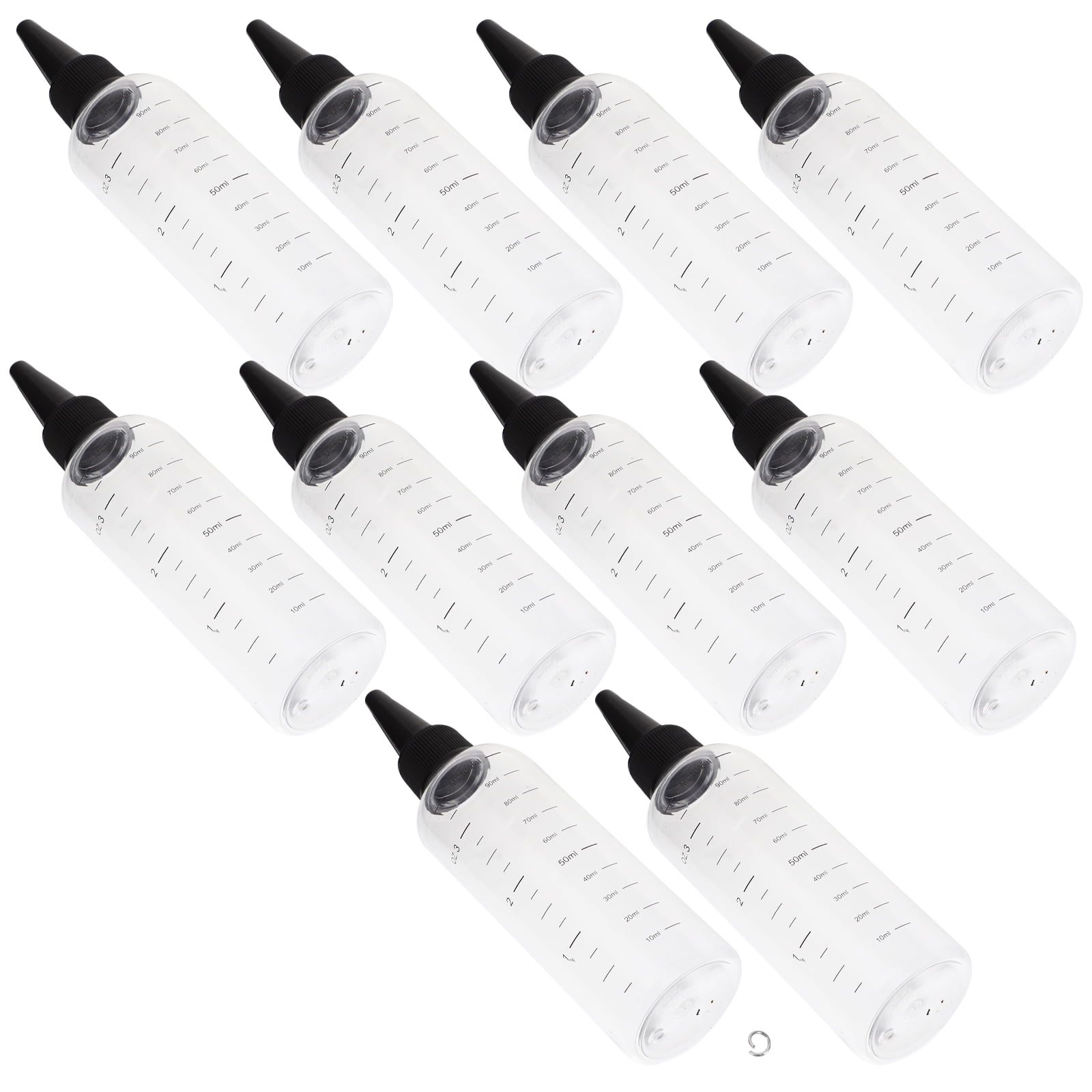 10 Pcs Droppers Graduated Pointed Bottle Dropper Bottles 14.7x3.7cm ...