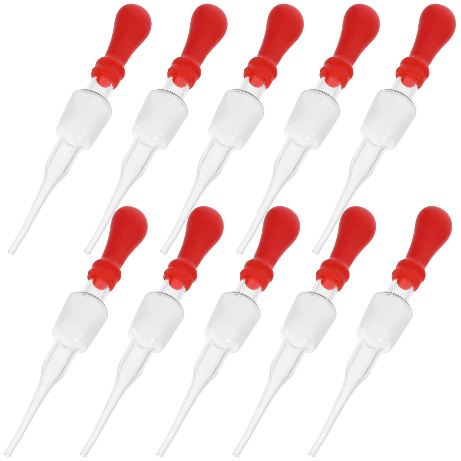 10 Pcs Dropping Pipettes Clear Straw Dropper Liquid Pipettes ...