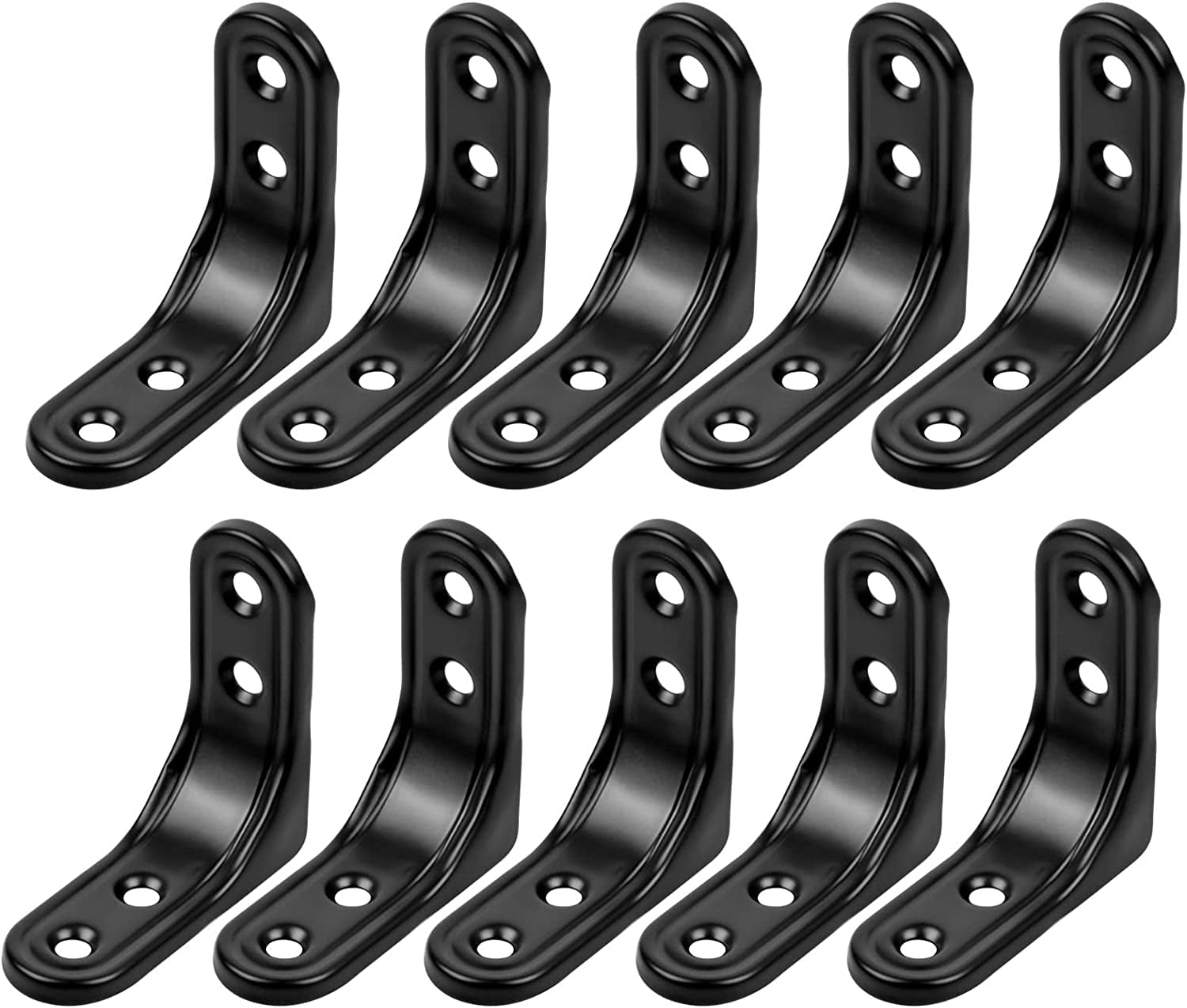 10 Pcs Durable Angle Brackets Angle Connector 50x50mm Stainless Steel ...