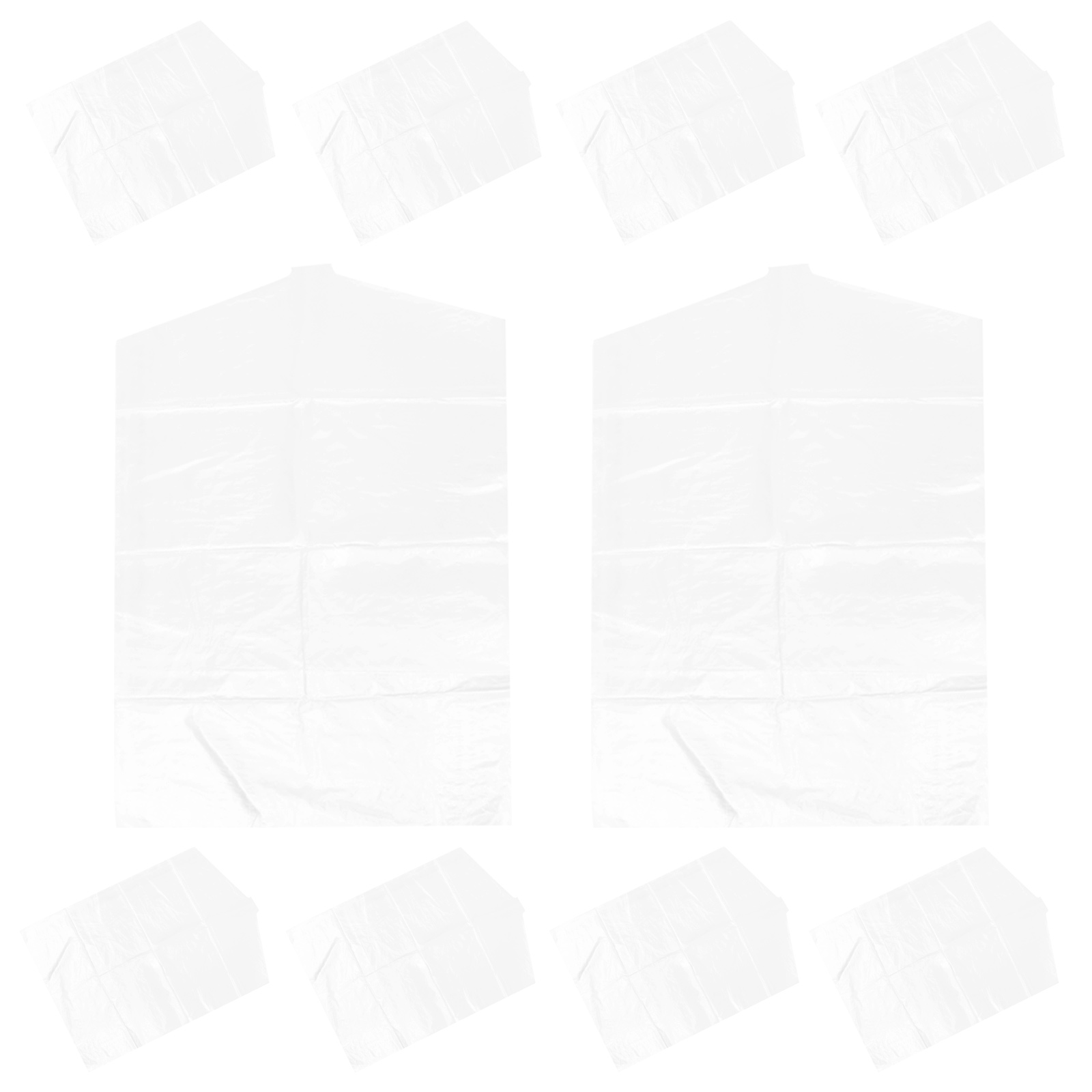 MLINS Transparent Clothing Bag for Storage Made of PE and Space Saving ...