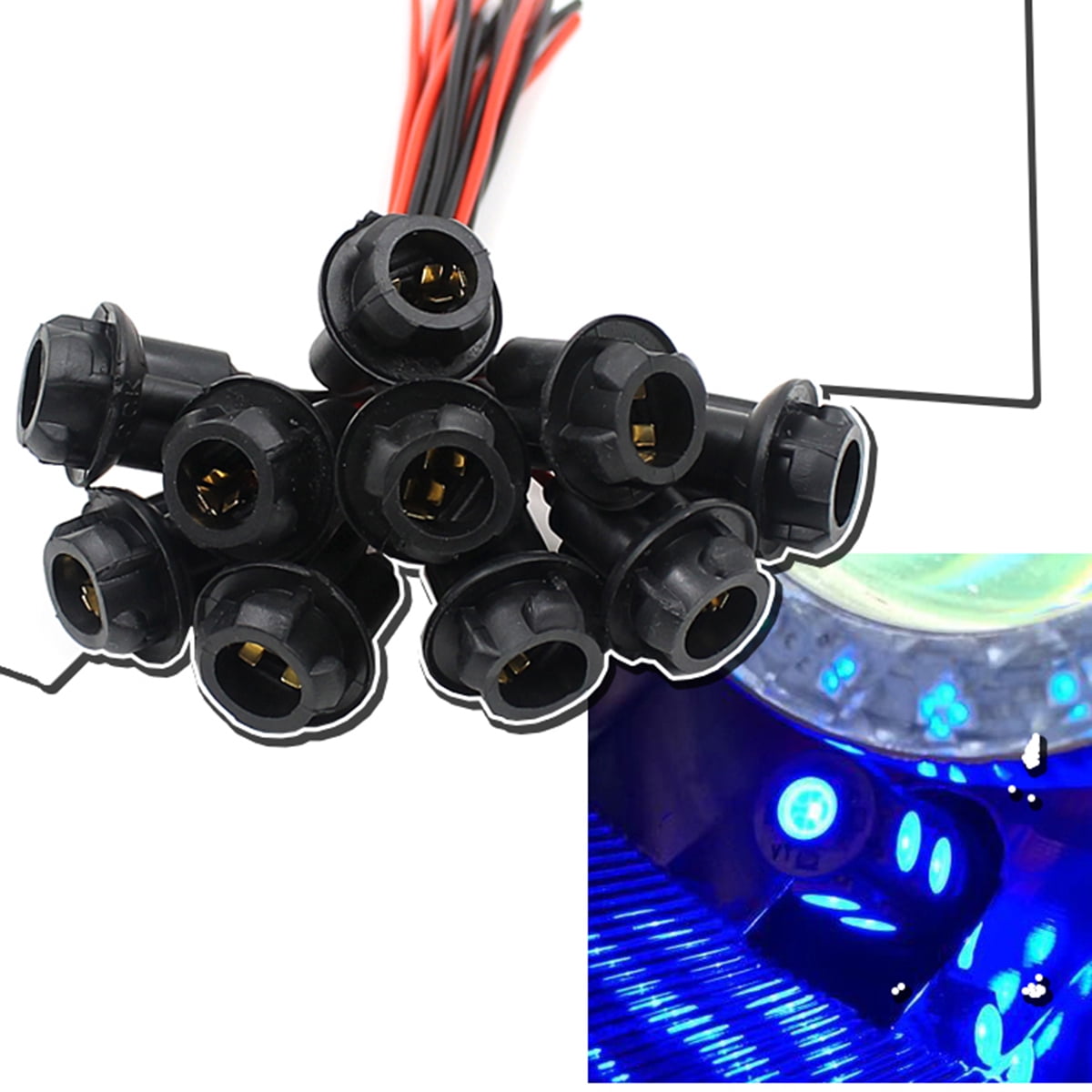 10 Pcs E Bike T10 Socket Motorbike Socket Motorcycle Replacement Socket ...