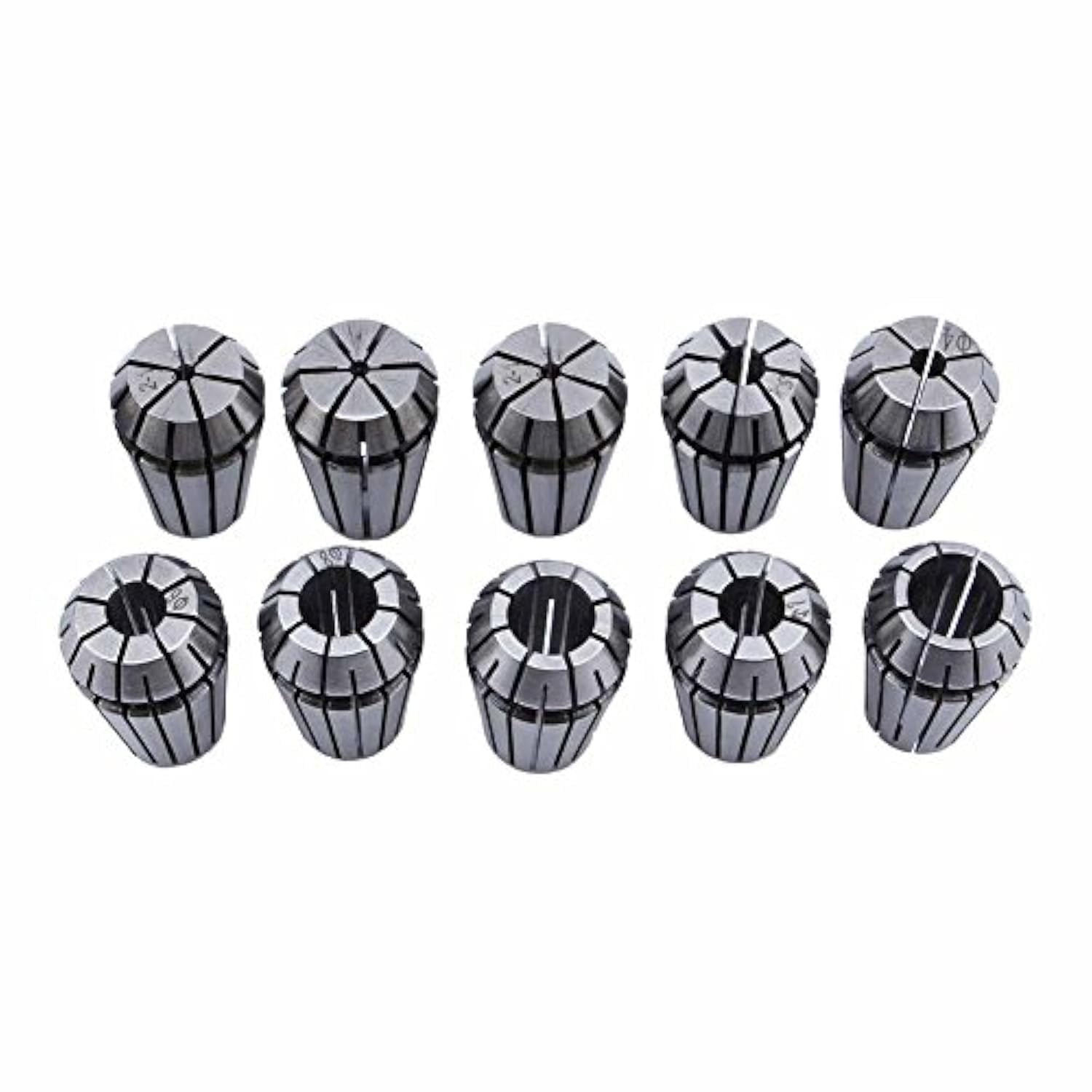 10 Pcs ER16 Collet Set 1-10mm Self-Release Design Big Clamping Force ...