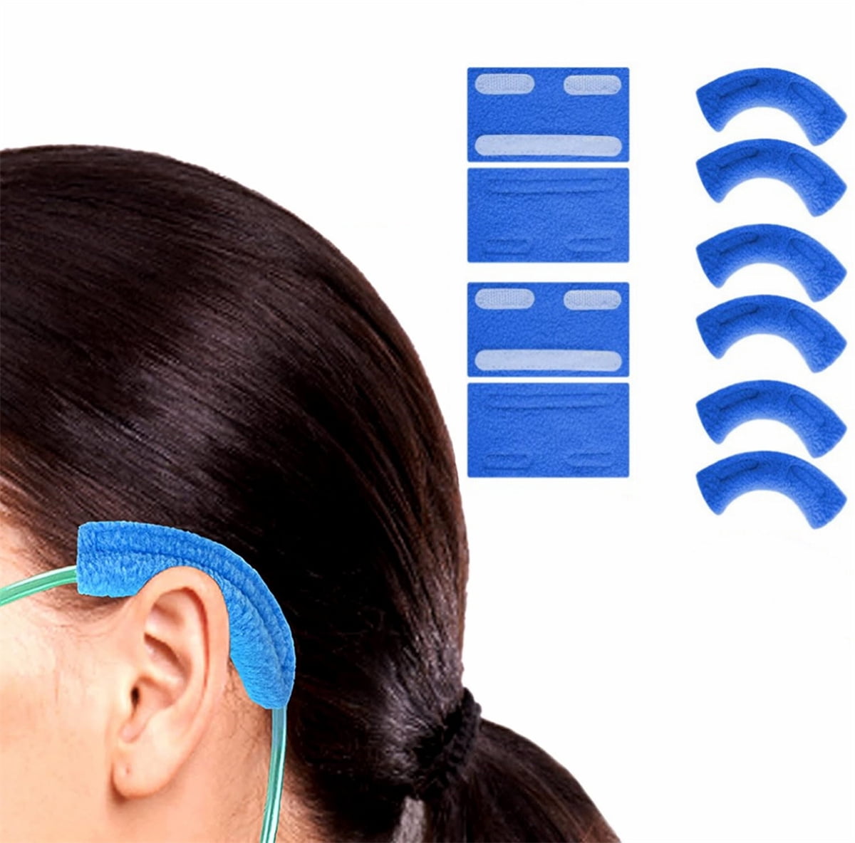 10 Pcs Ear Protectors for Oxygen Tubing,Nasal Cannula Ear Cushions,Soft ...