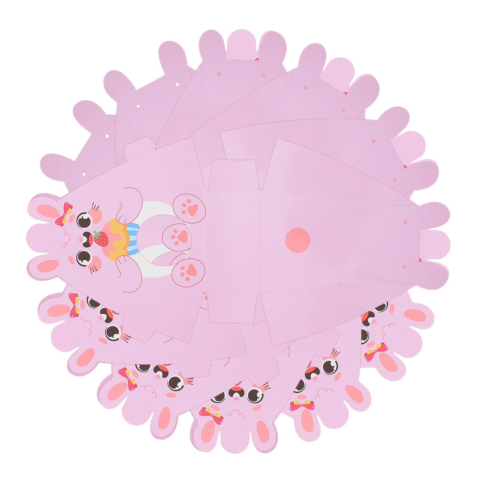 10 Pcs Easter Candy Box Popcorn Favor Boxes Bunny Themed Gable Baby ...