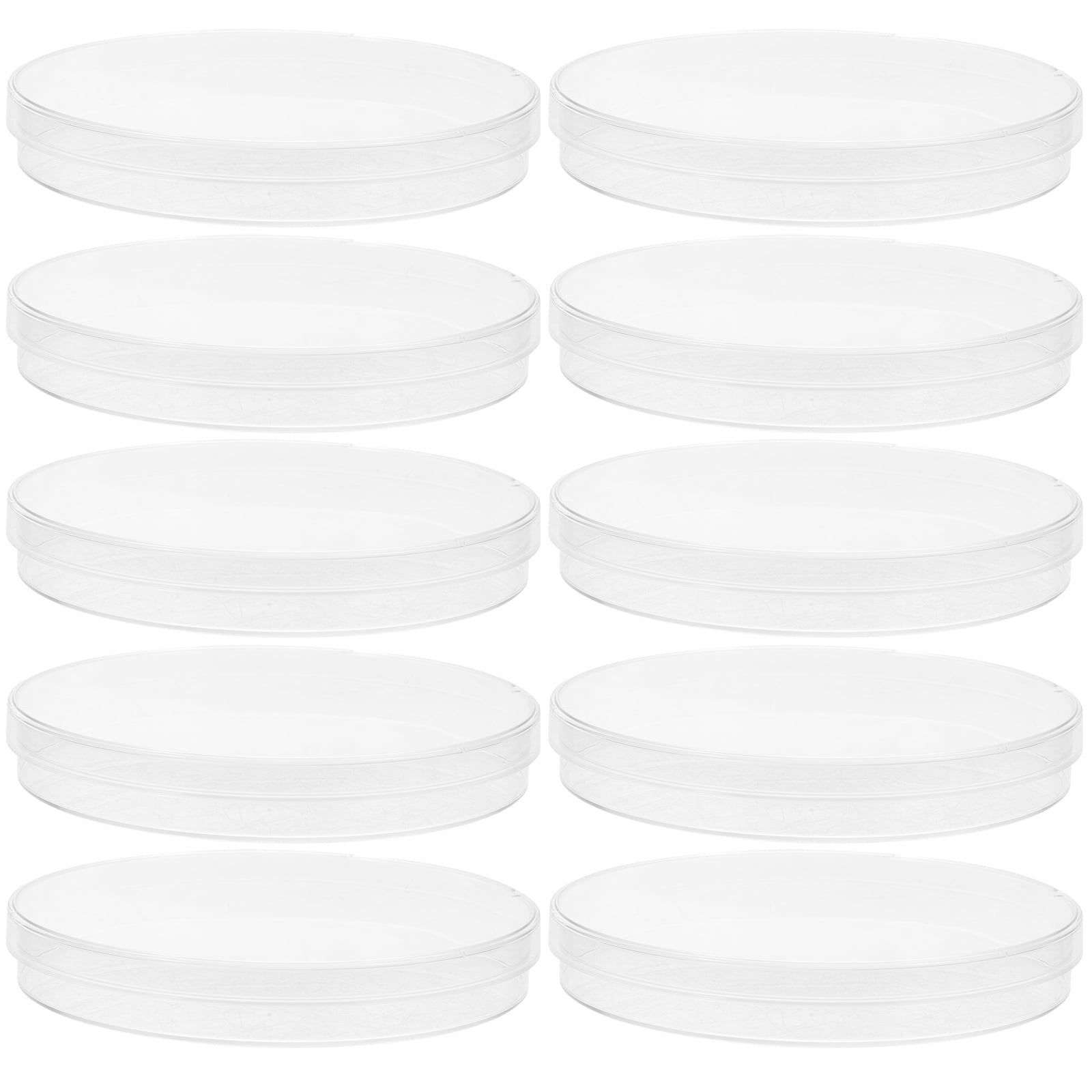 10 Pcs Easy to Clean Square Petri Dish Culture Tray Chemistry Holder ...