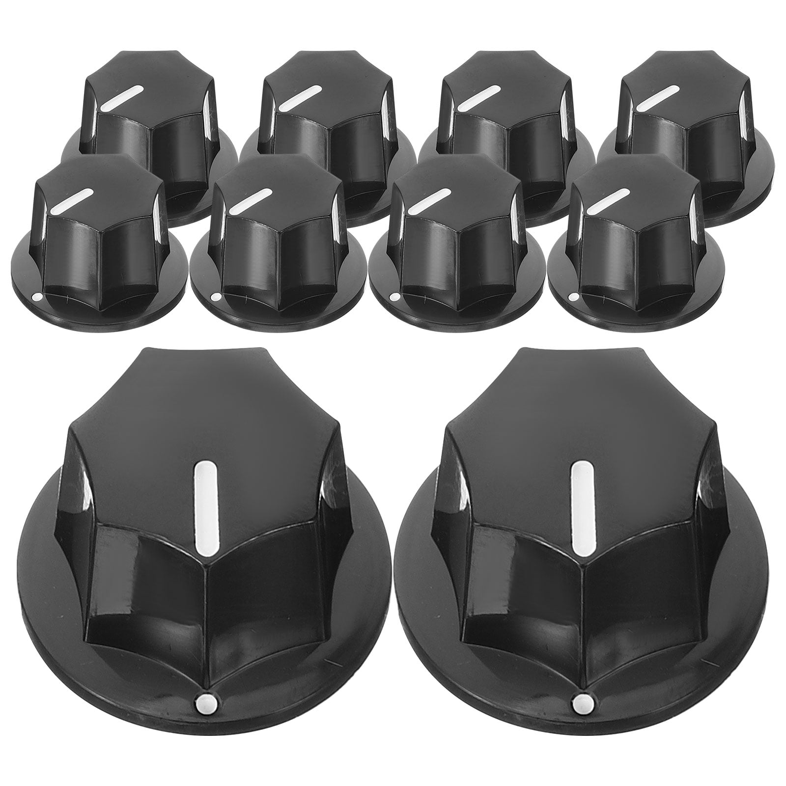 10 Pcs Electric Guitar Knob Accessories Volume Amplifier Instrument Knobs Control Caps - Walmart.com