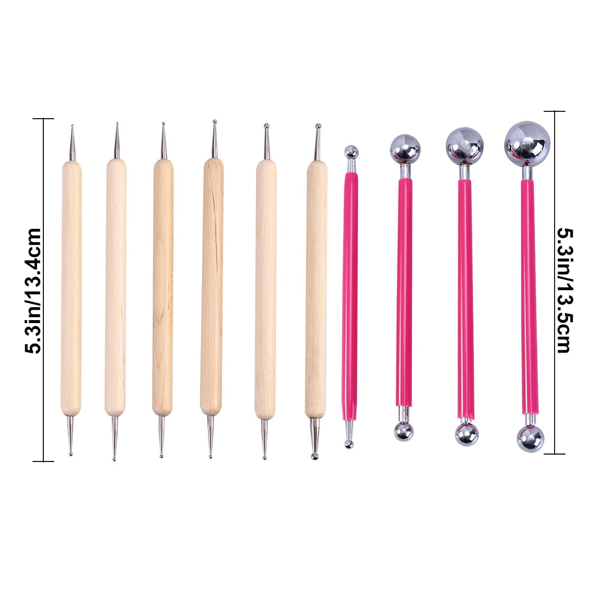 10 Pcs Polymer Clay Sculpting Tools Pottery Kit Sculpture Pink ...