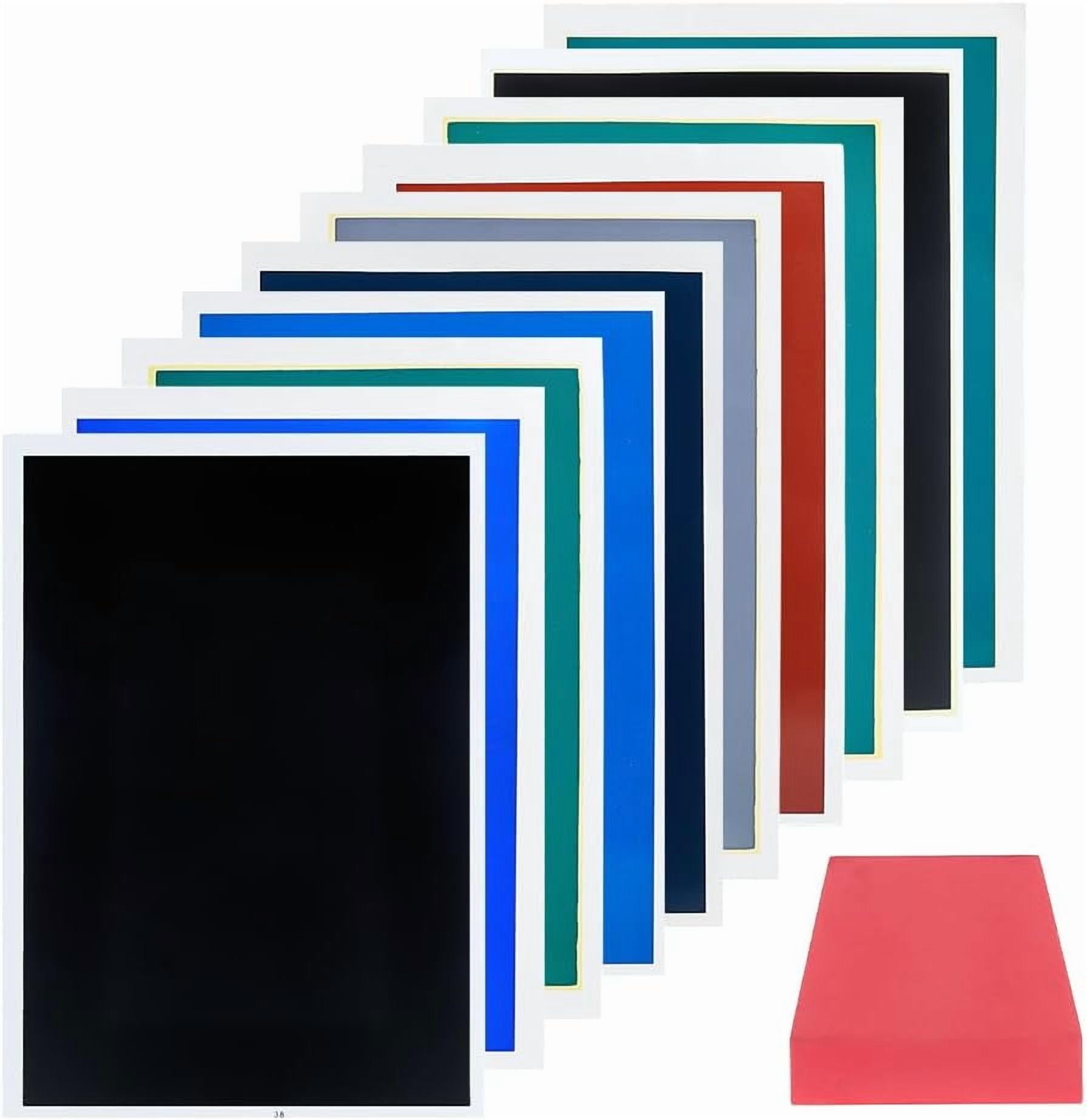 10 Pcs Engraving Marking Paper Engraving Color Paper with Plastic ...