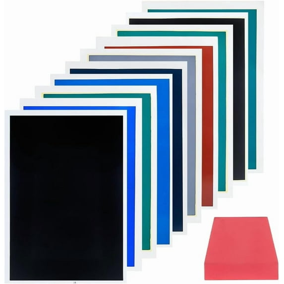 10 Pcs Engraving Marking Paper Engraving Color Paper with Plastic ...