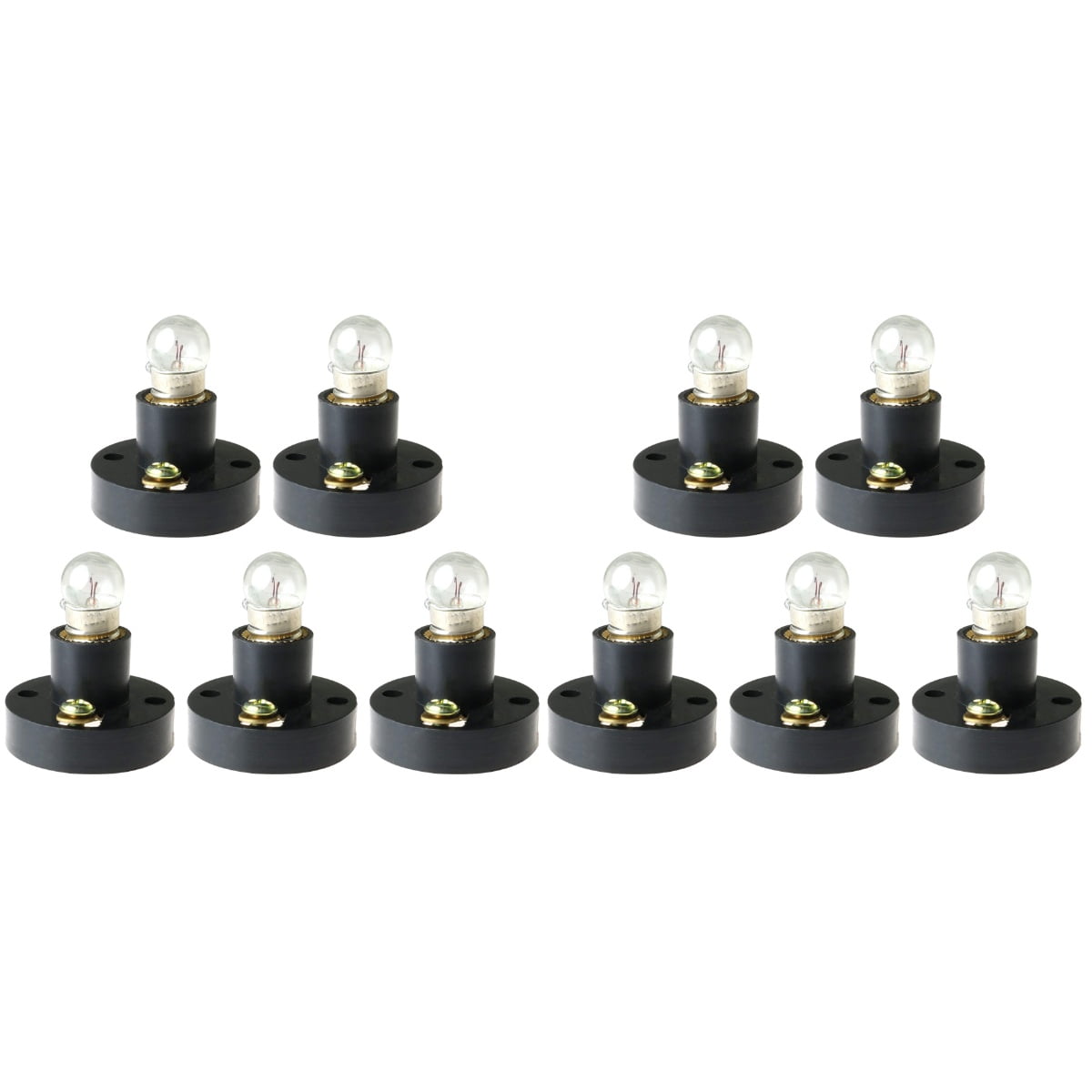 10 Pcs Experimental Light Holder Micro LED Torch Lamp Spiral Bulbs ...