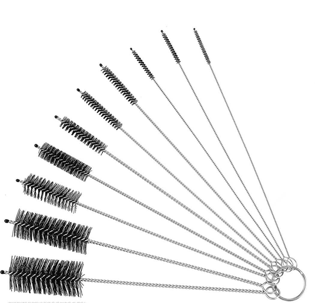10 Pcs Extra Long Straw Cleaning Brush Nylon Cleaning Bottle Brush ...