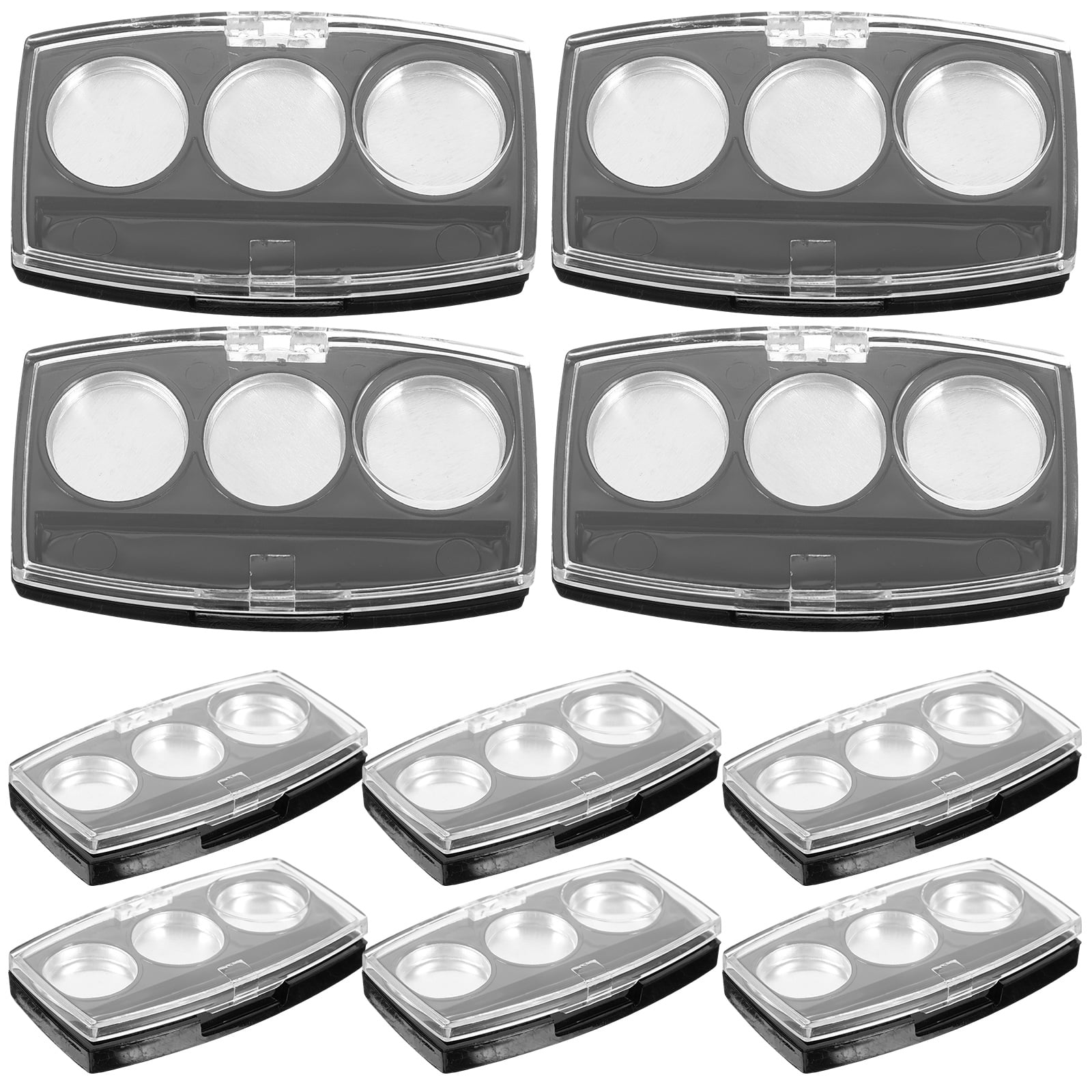 10 Pcs Eye Shadow Box Cosmetics Tray Eyeshadow Make up Pallette Refill ...