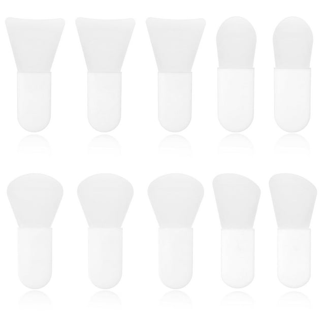 10 Pcs Face Mask MMF7 Applicator Silicone Face Mask Brush Mini Face ...