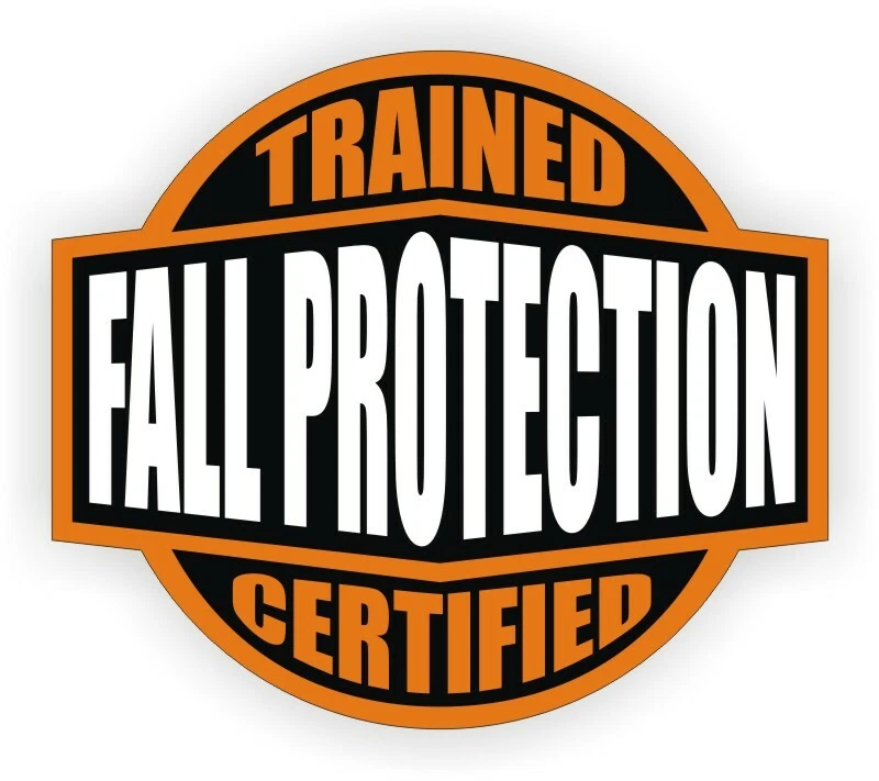 10 Pcs Fall Protection Trained Certified Hard Hat Safety Helmet ...