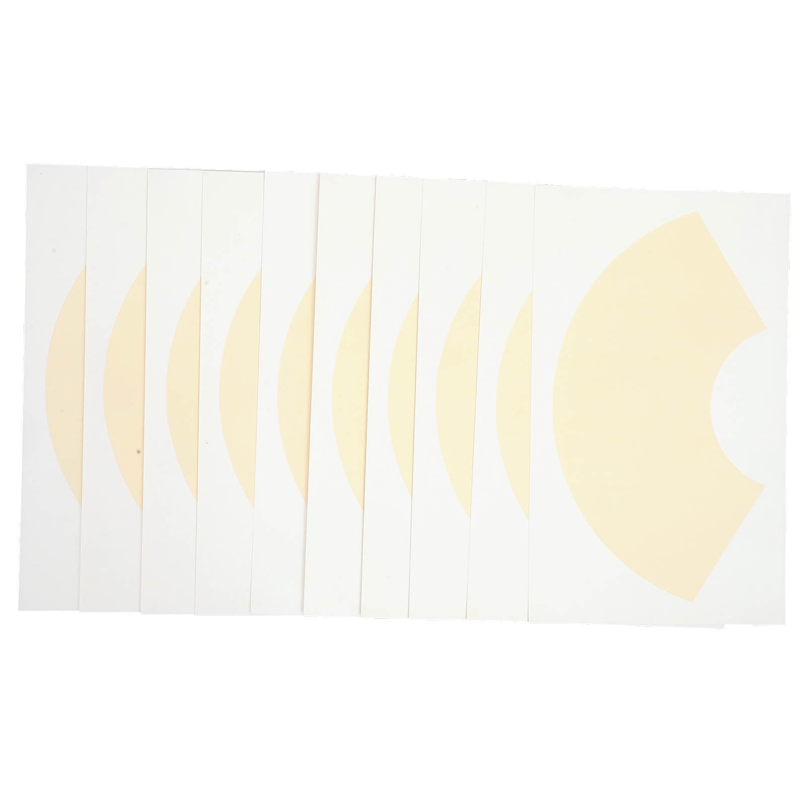 10 Pcs Fan Cardboard Rice Paper Drawings Letter Color Painting ...