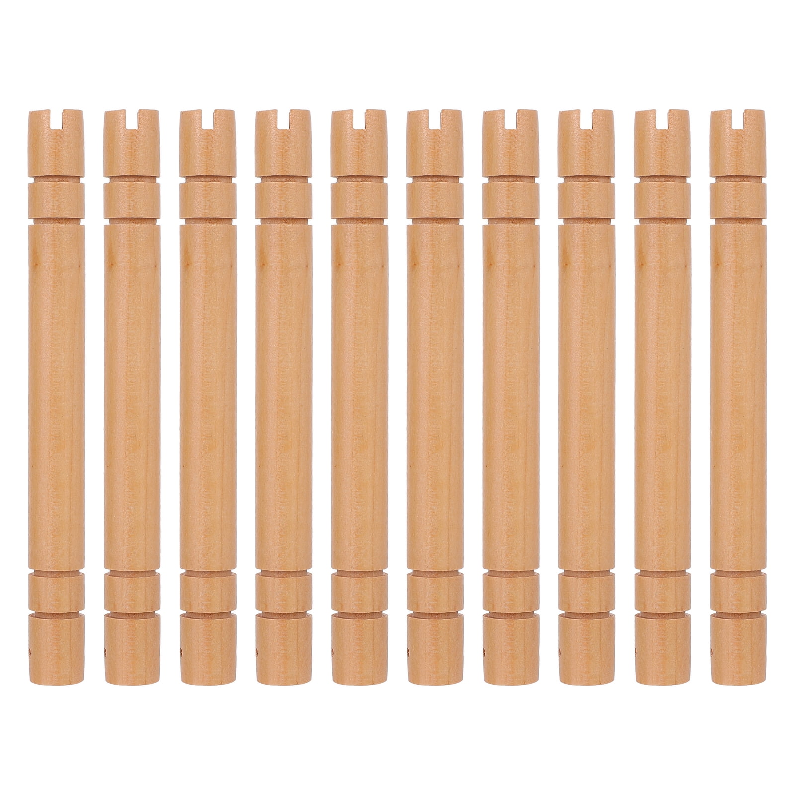 10 Pcs Fan Foldable Hand Fans Handle Retro Handles Making Kits ...