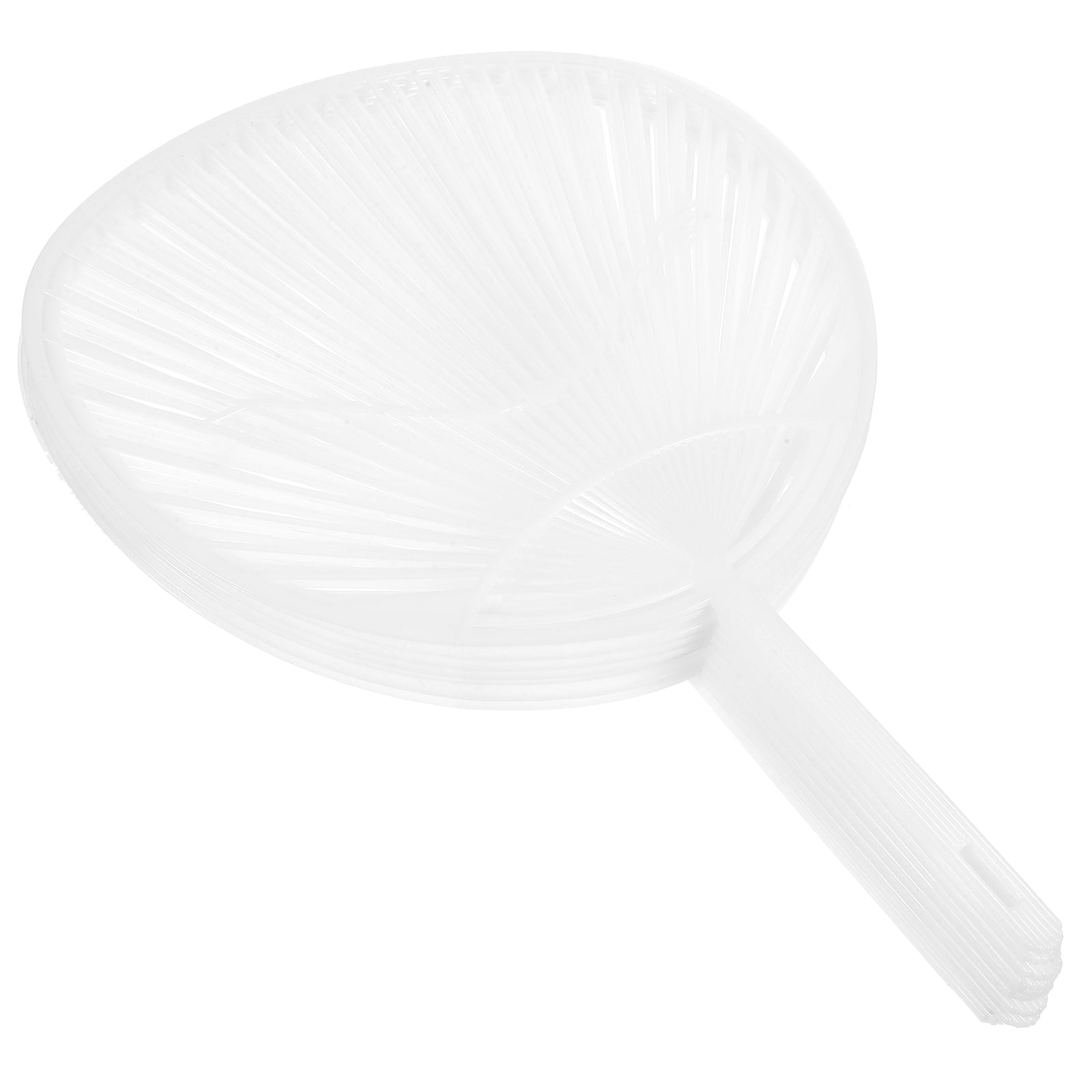 10 Pcs Fan Framework Hand-held Making Pliable Craft Kit White - Walmart.com