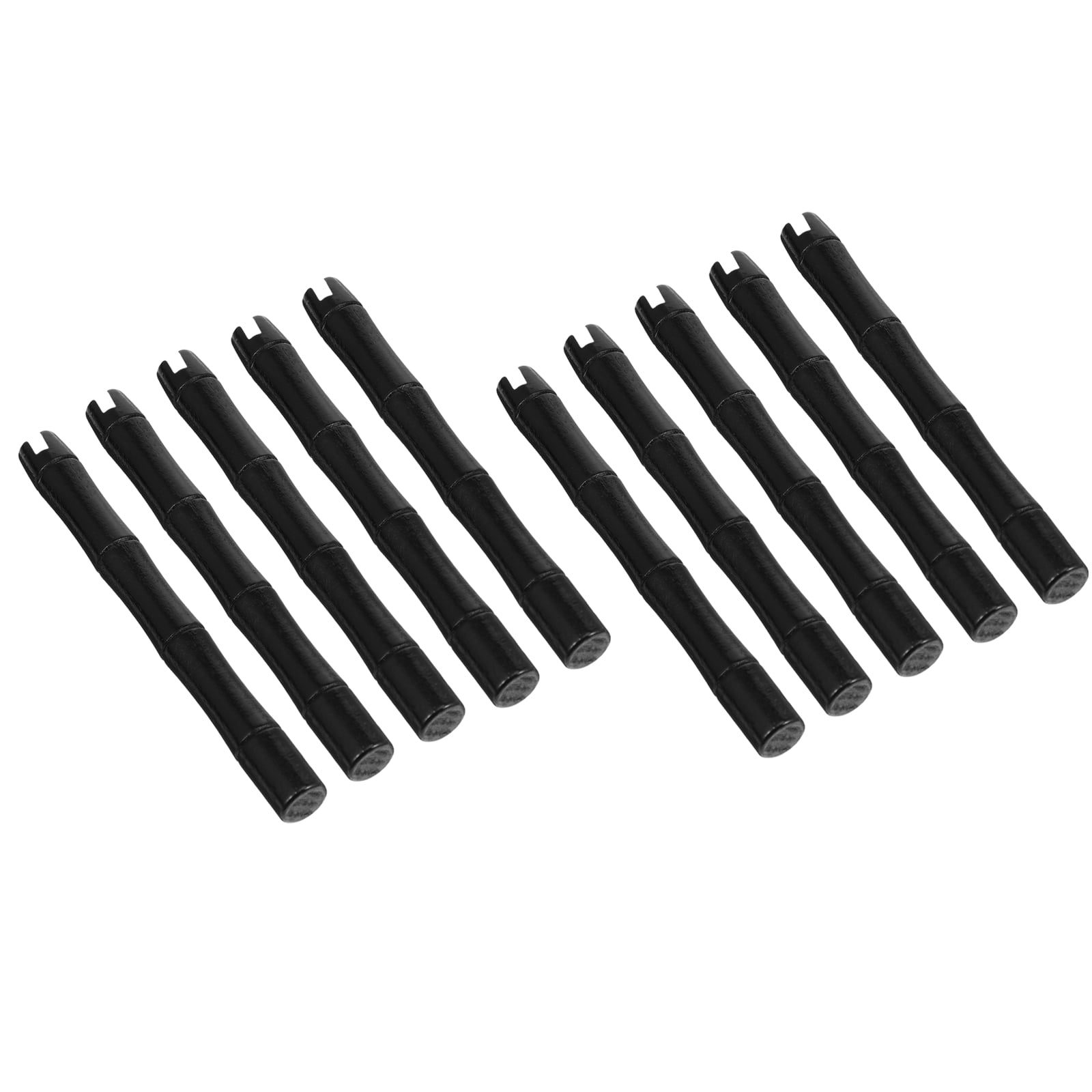 10 Pcs Fan Handle Making Sticks Held Collapsible Handles Black ...