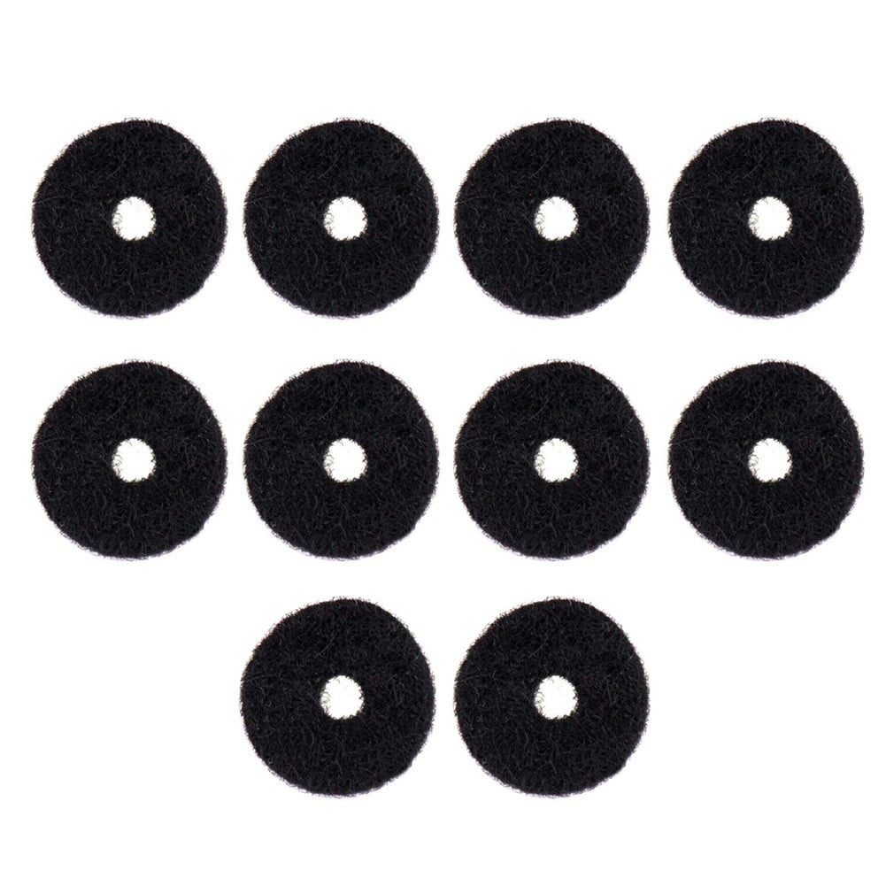 10 Pcs Felt Washers For Guitar Strap Buttons Strap Pins - Black and ...