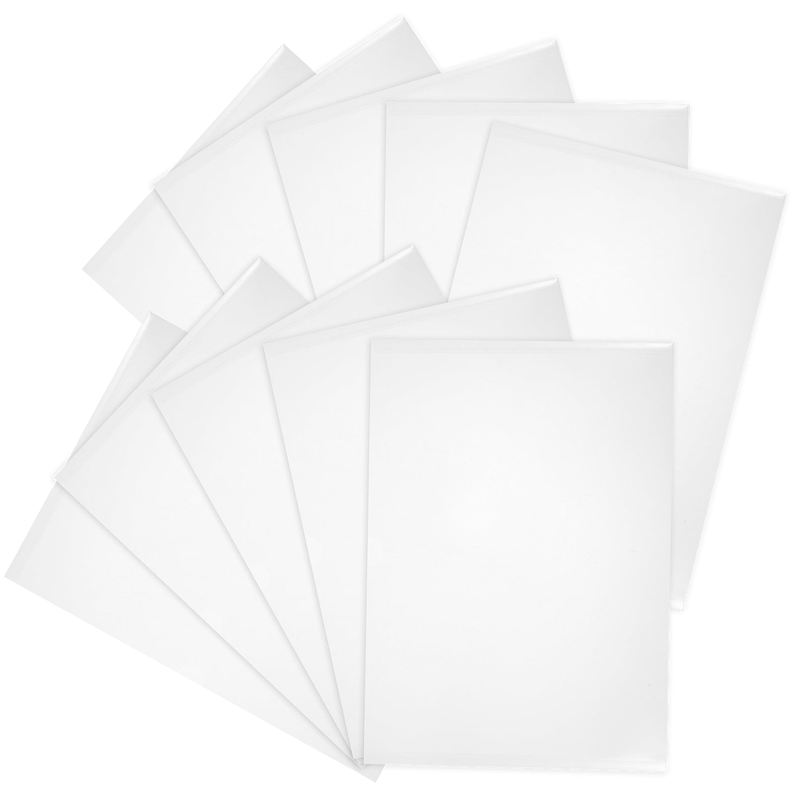 10 Pcs File Protective Sleeve Folder Document Protector Folders Binder ...