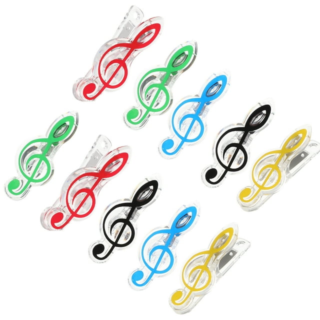10 Pcs File Strip Fasteners Music Book Holder Music Book Clips 7x3.6cm ...