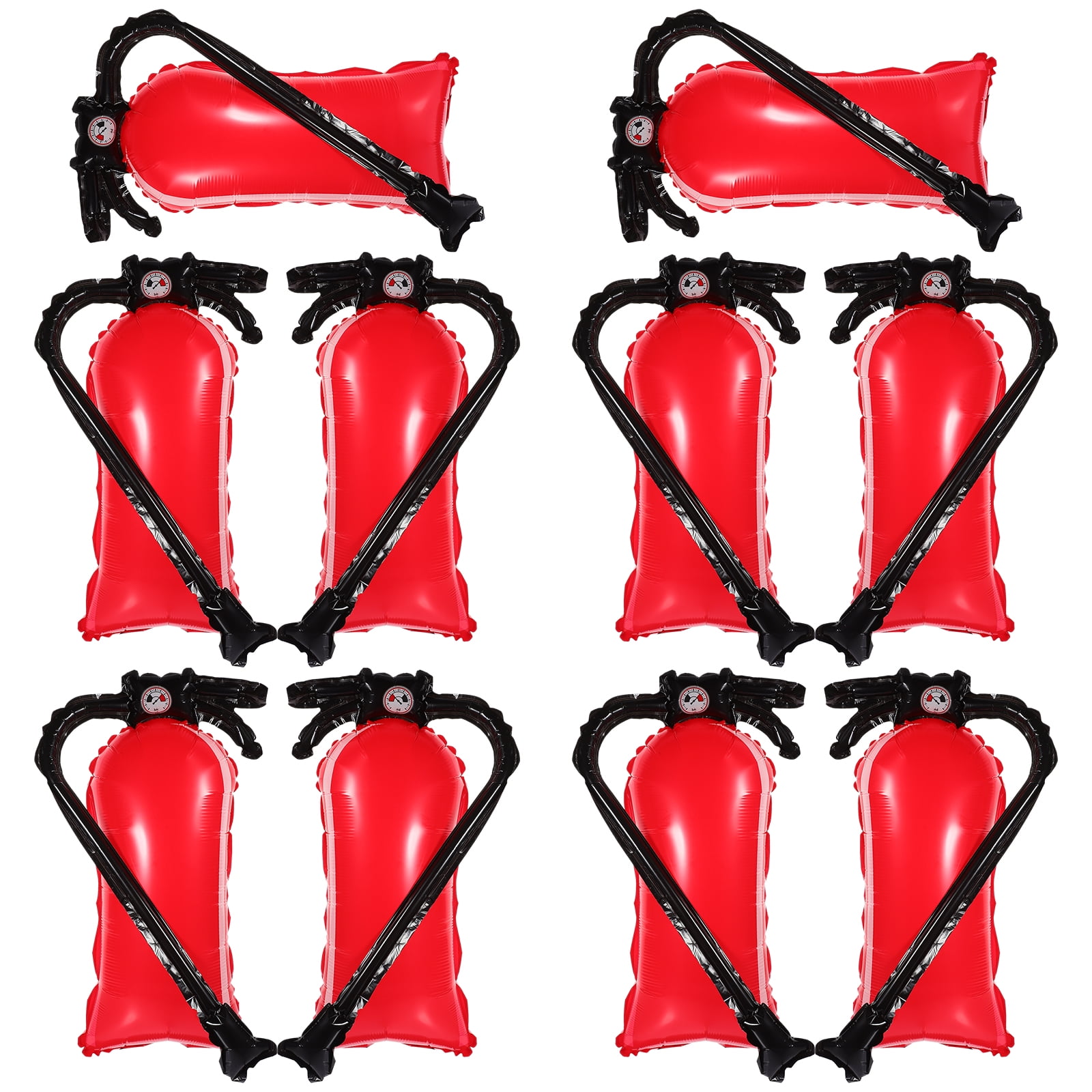 10 Pcs Fire Party Decorations Balloons Firetruck Trucks Birthday ...