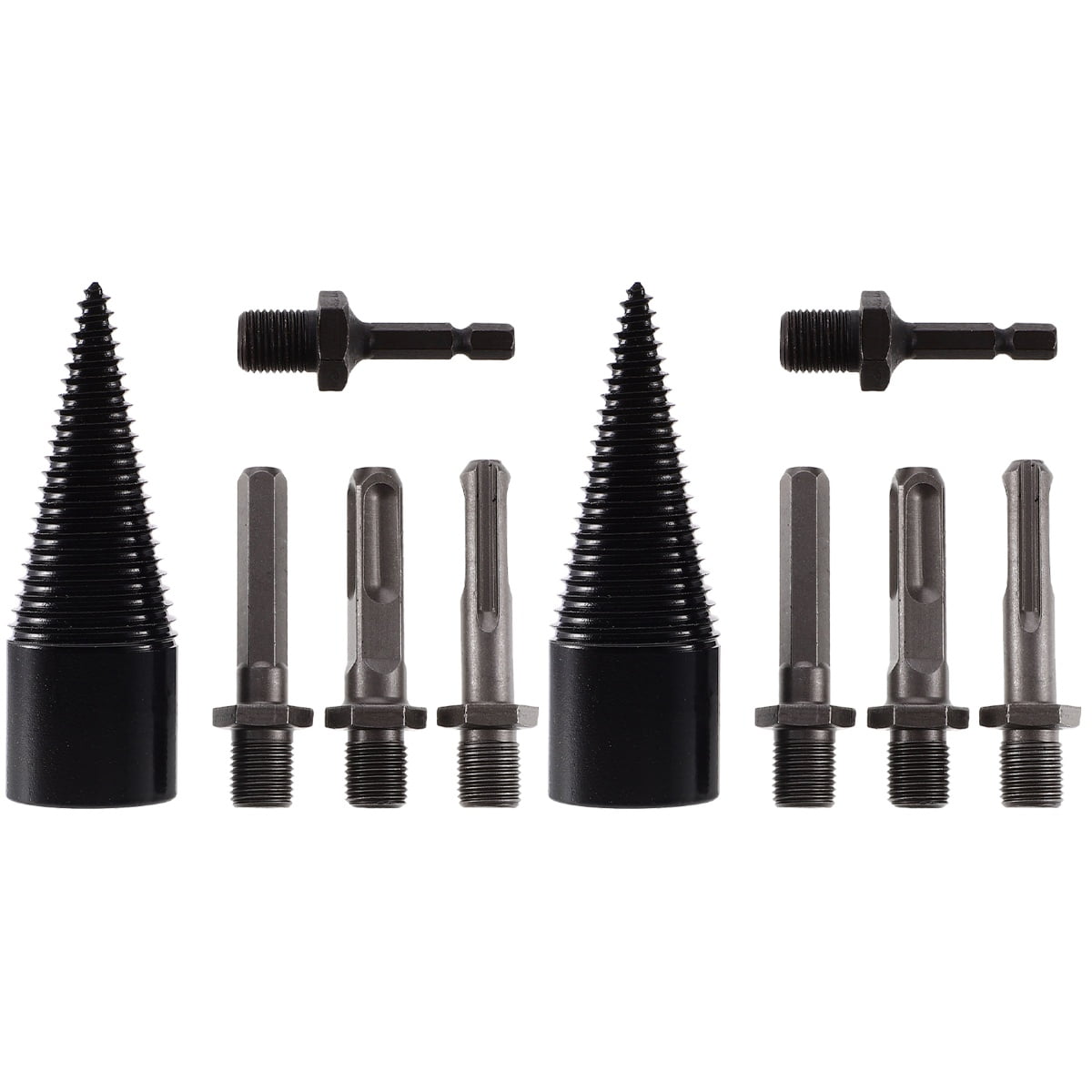 10 Pcs Firewood Splitting Bit Drill For Log Bits Splitter Heavy Duty ...