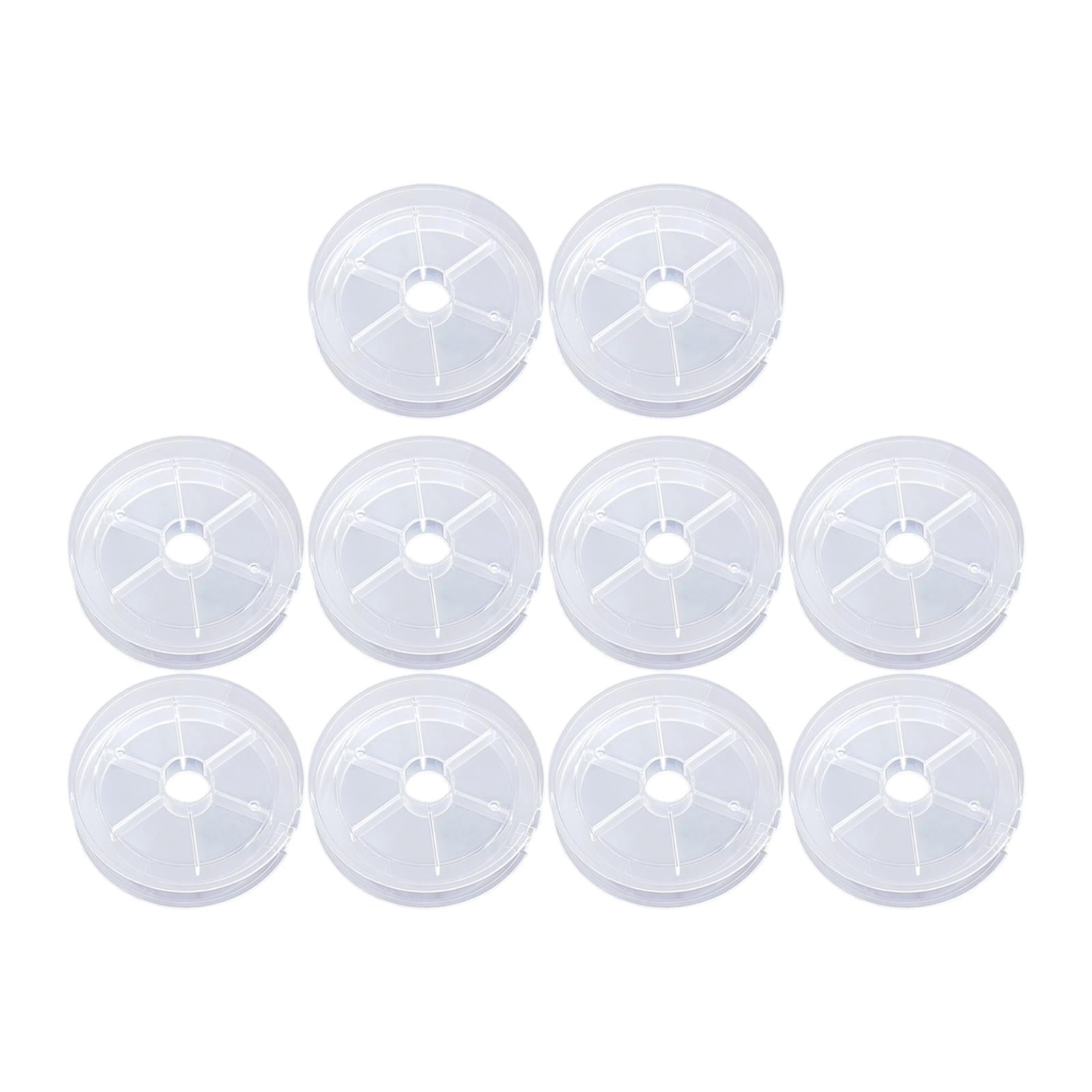 10 Pcs Fishing Bobbin Spools Empty Wire Spools Fishing Line Holder ...