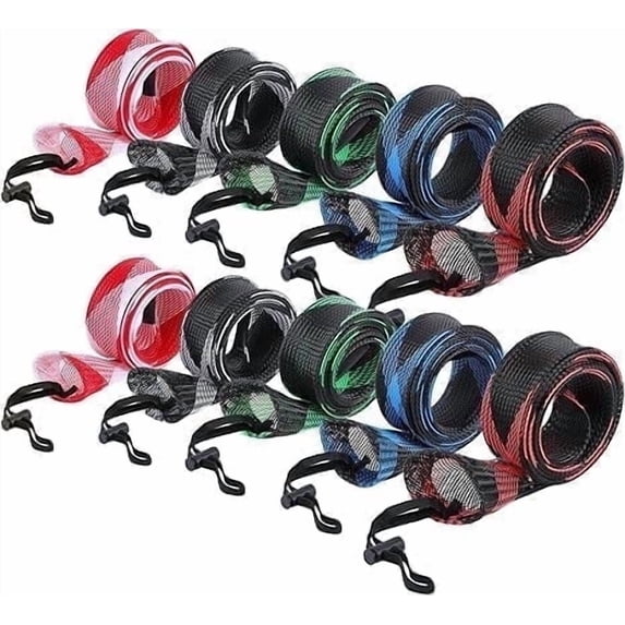 10 Pcs Fishing Rod Sleeves Socks with Lanyard, Fishing Rod Cases ...