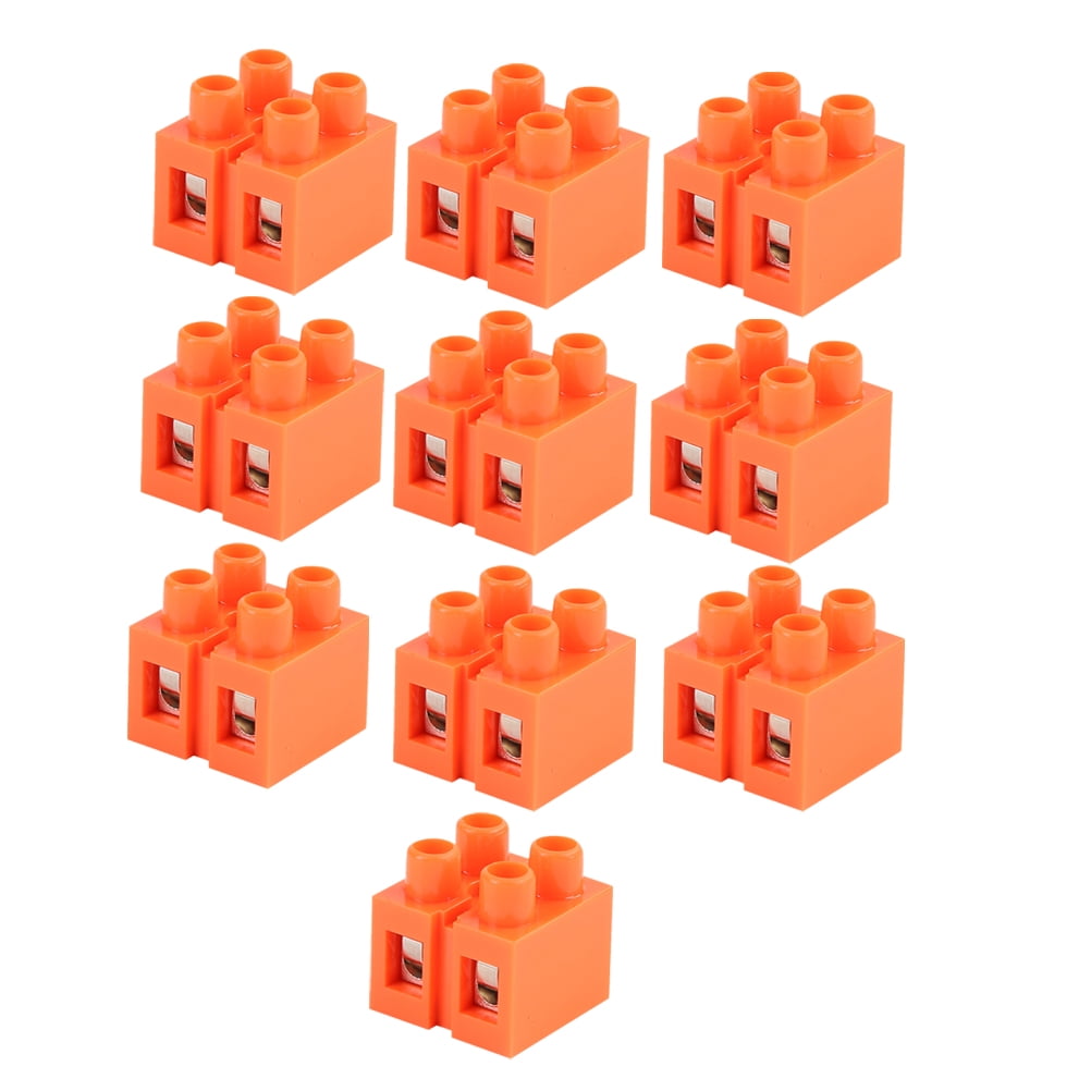 10 Pcs Fixed Terminal Block Machine Wire Connector PC Terminal Block ...