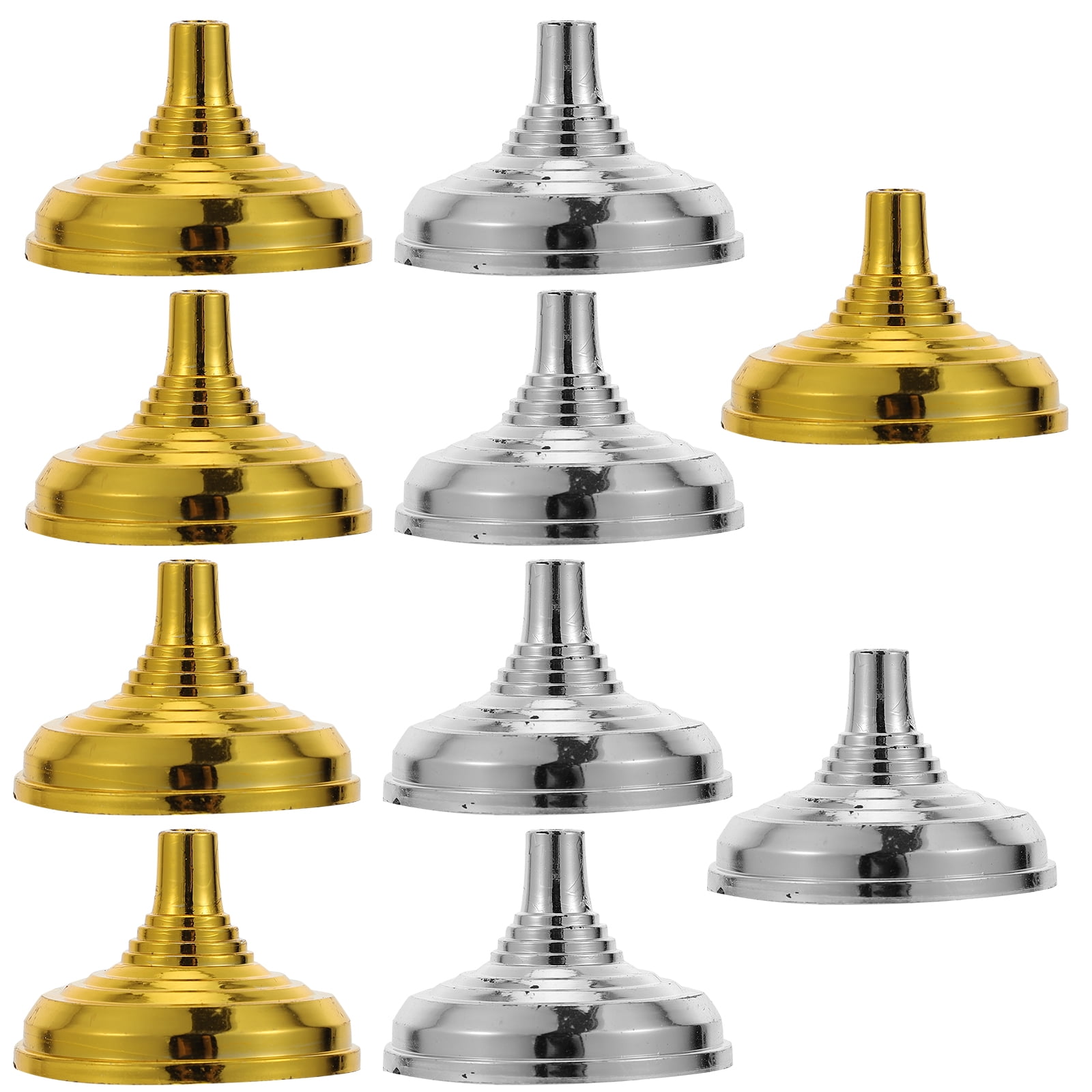 10 Pcs Flagpole Base Checkered US Para Desktop Stand Socket Holder ...