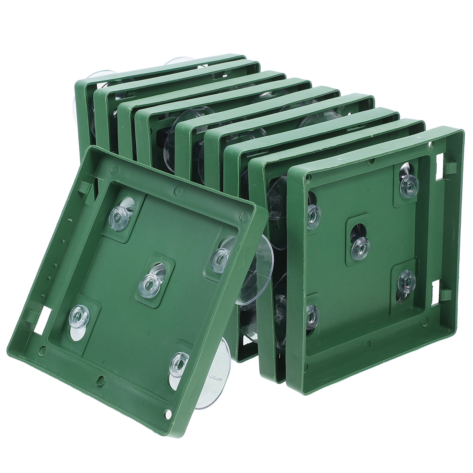 10 Pcs Floral Cage Four Claw Suction Cup 12.00X12.00X3.50CM Green ...