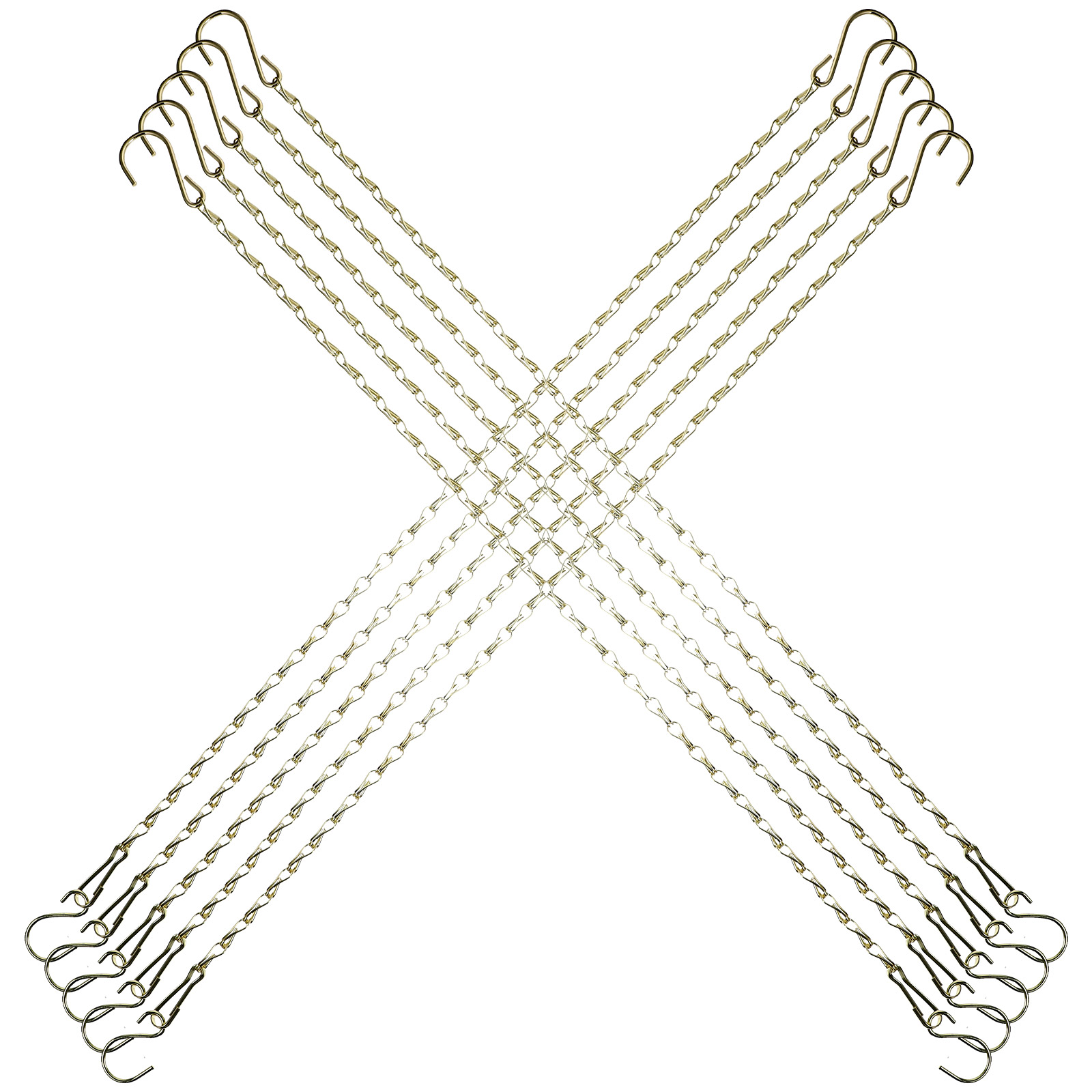 10 Pcs Flower Basket Hanging Chain The Chain S Shape Hook Chains Plant ...