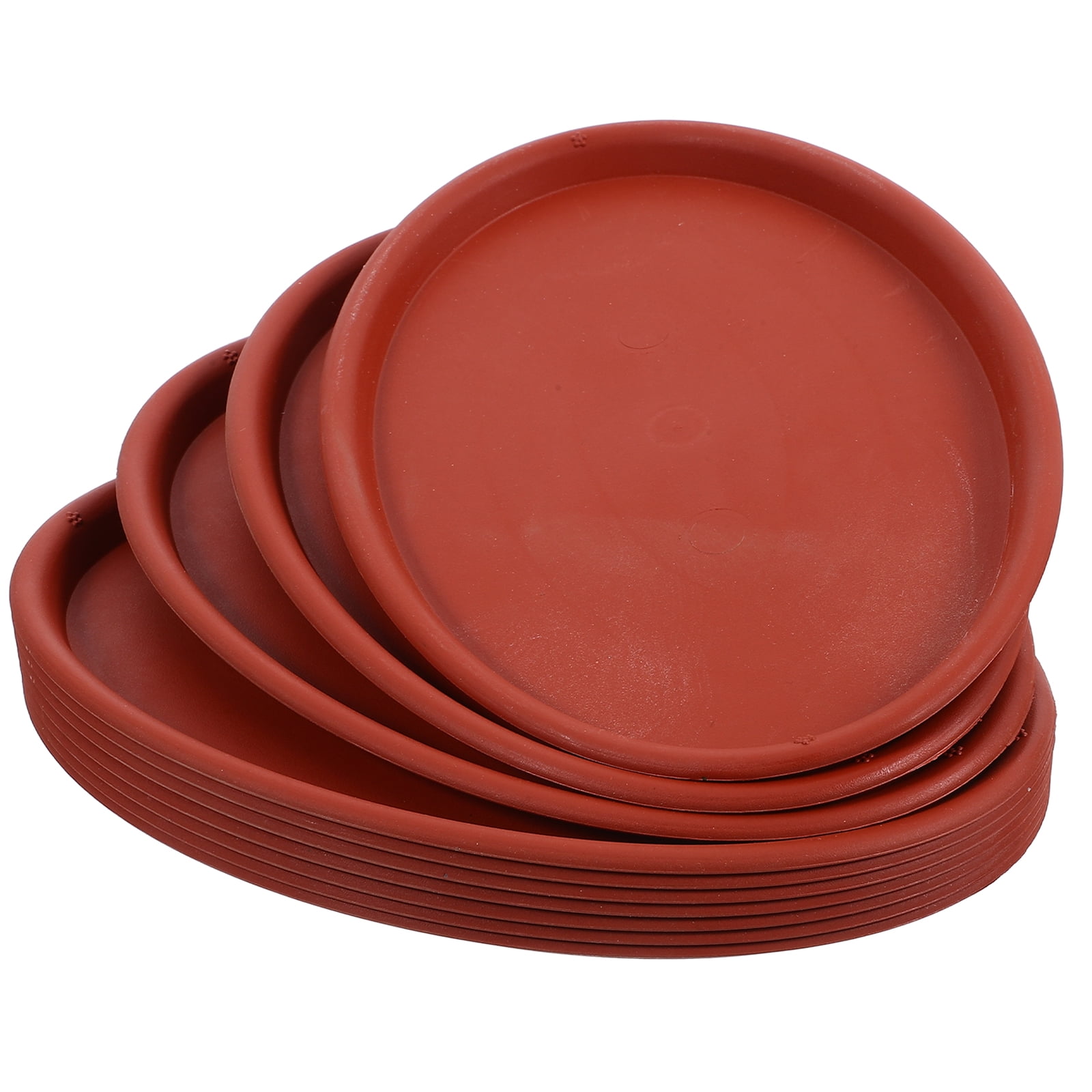 10 Pcs Flower Pot Mat Plants Garden Water Plate Plant Pot Saucers Plant ...