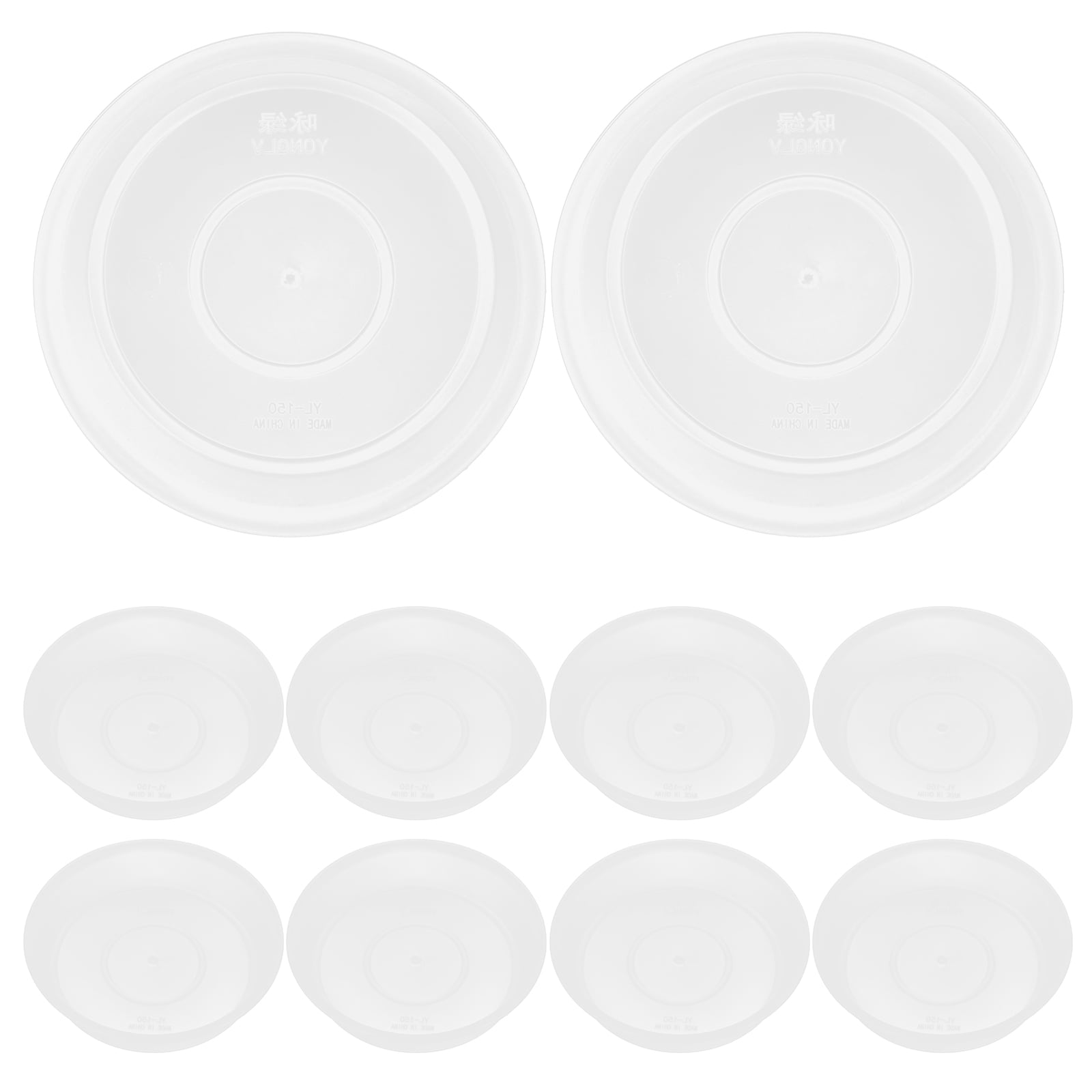 10 Pcs Large Plastic Flower Pot Trays Plant Saucers Planter Plates for ...