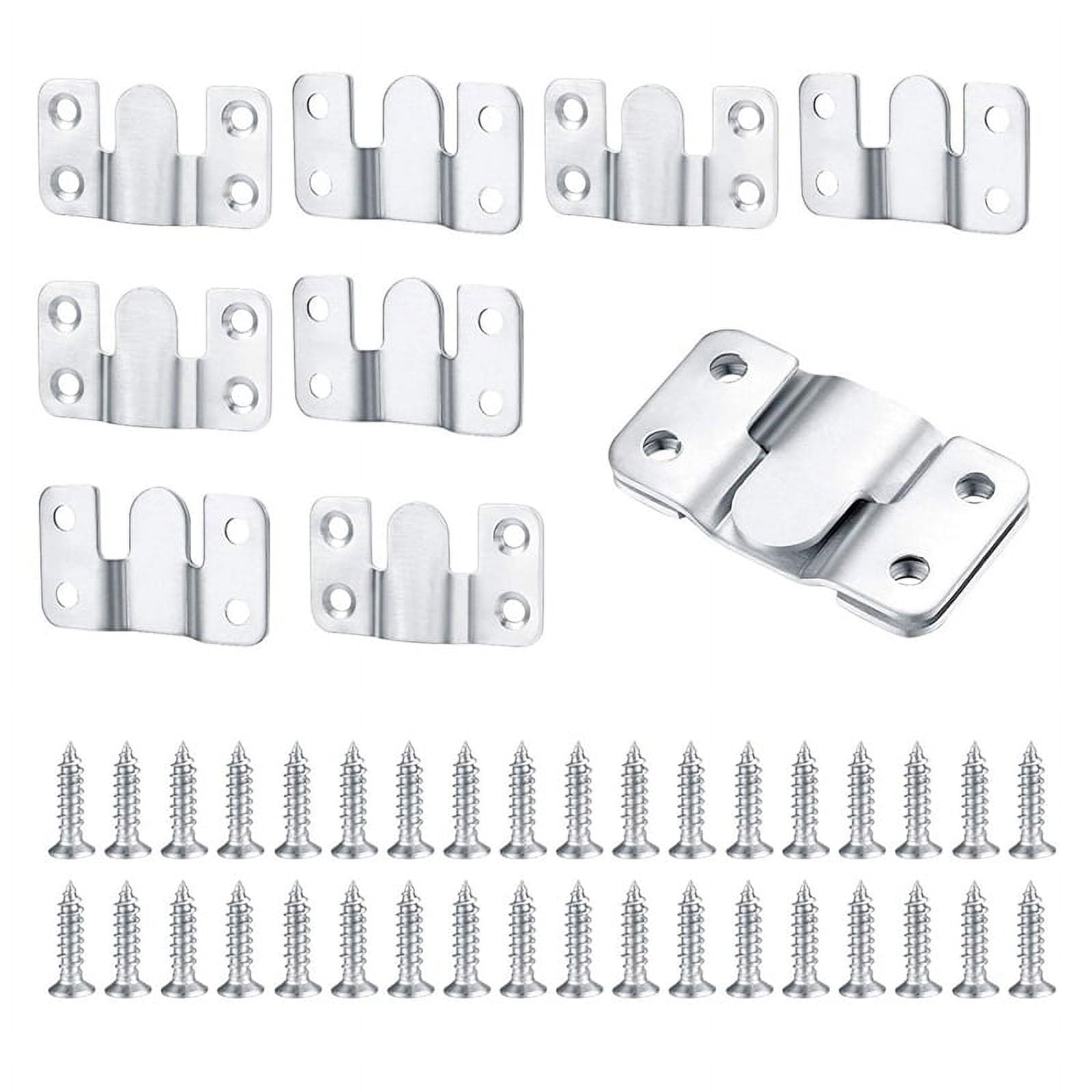 10 Pcs Flush Mount Bracket Interlocking Hang Furniture Connector ...