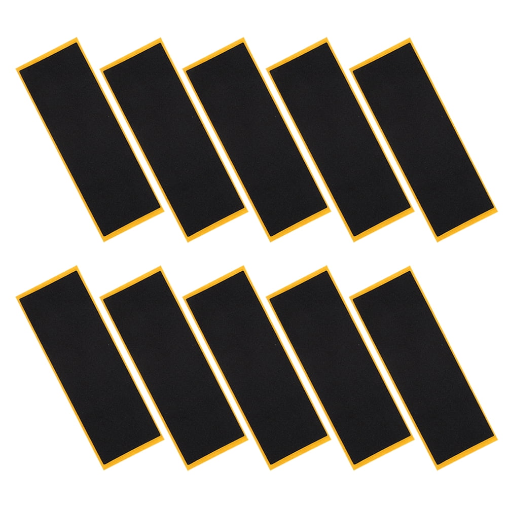 10 Pcs Foam Scrub Grip Tape for Fingerboards Non-Slip Finger Skateboard ...