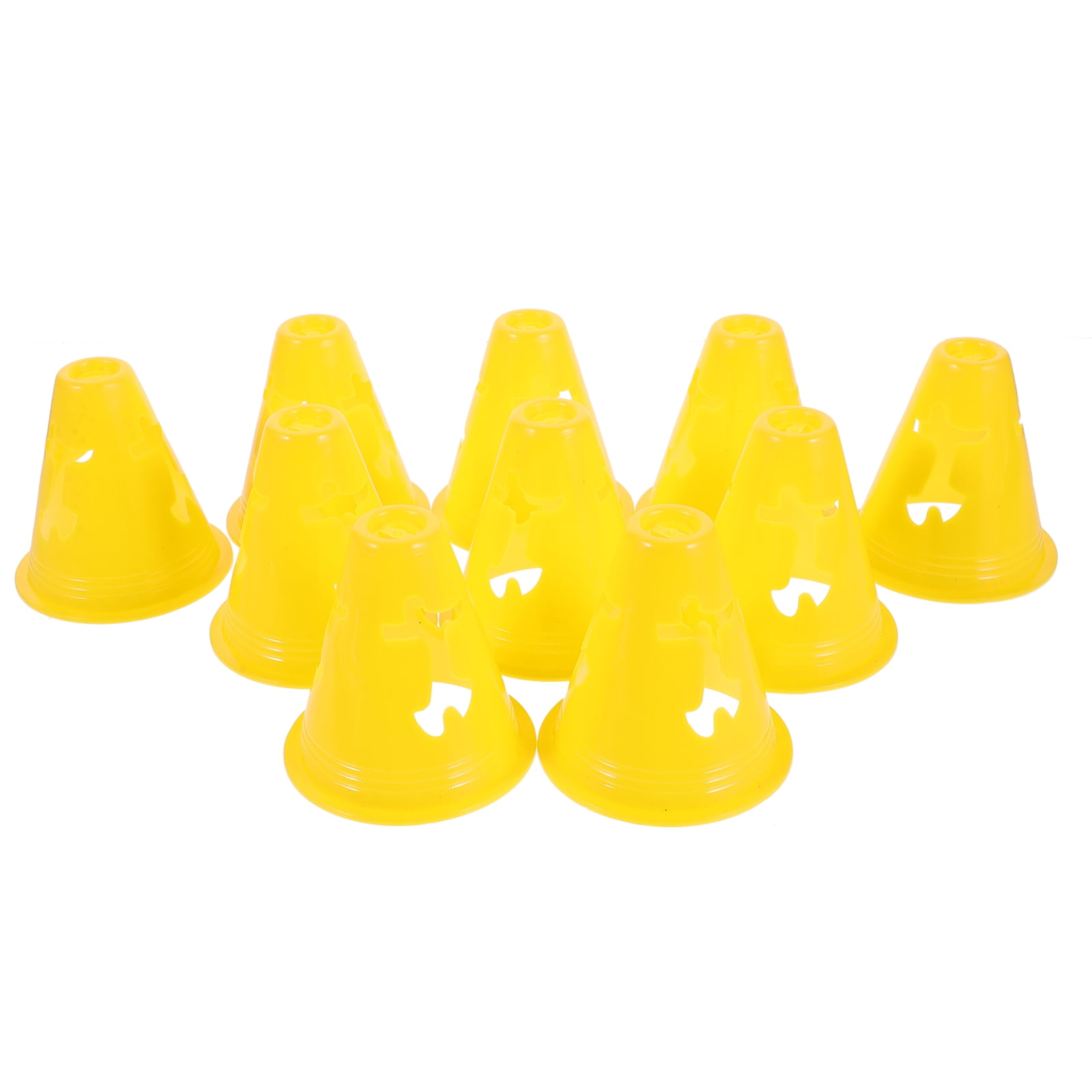 YuYiSan 10Pcs Windproof Skating Marker Cones Sports Cones Speeds ...