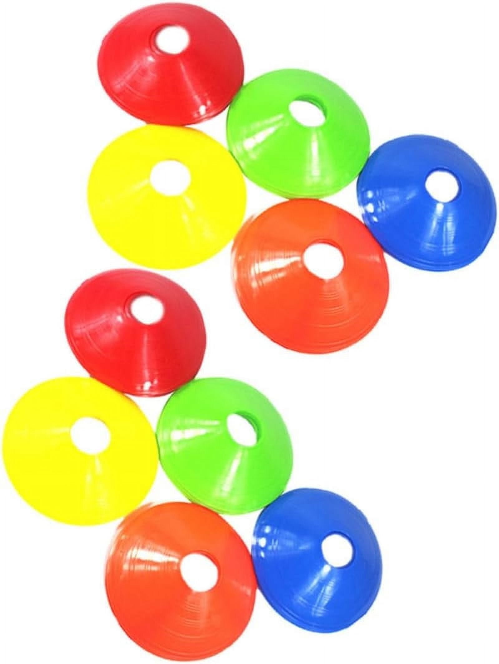 10 Pcs Football Logo Disc Football Cone Signs Kids Sports Cone Roller ...