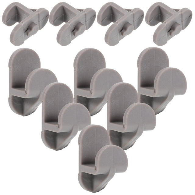 10 Pcs Freezer Hook Refrigerator Hooks Plastic Shelf Clip Freezer ...