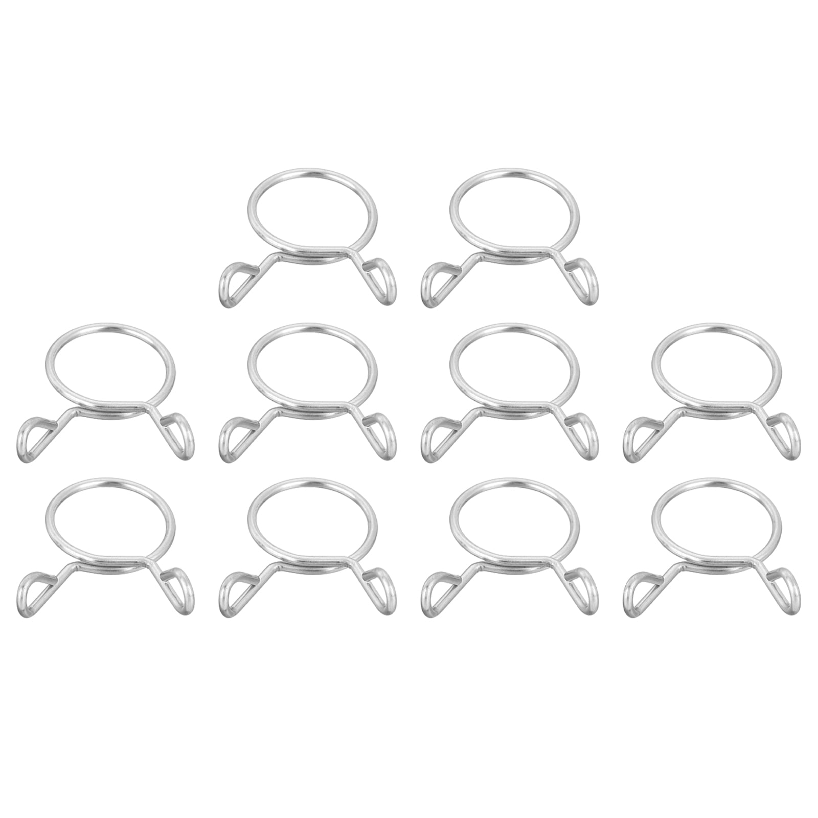 10 Pcs Fuel Line Hose Tubing Spring Clips 17mm Water Pipe Spring Clip ...