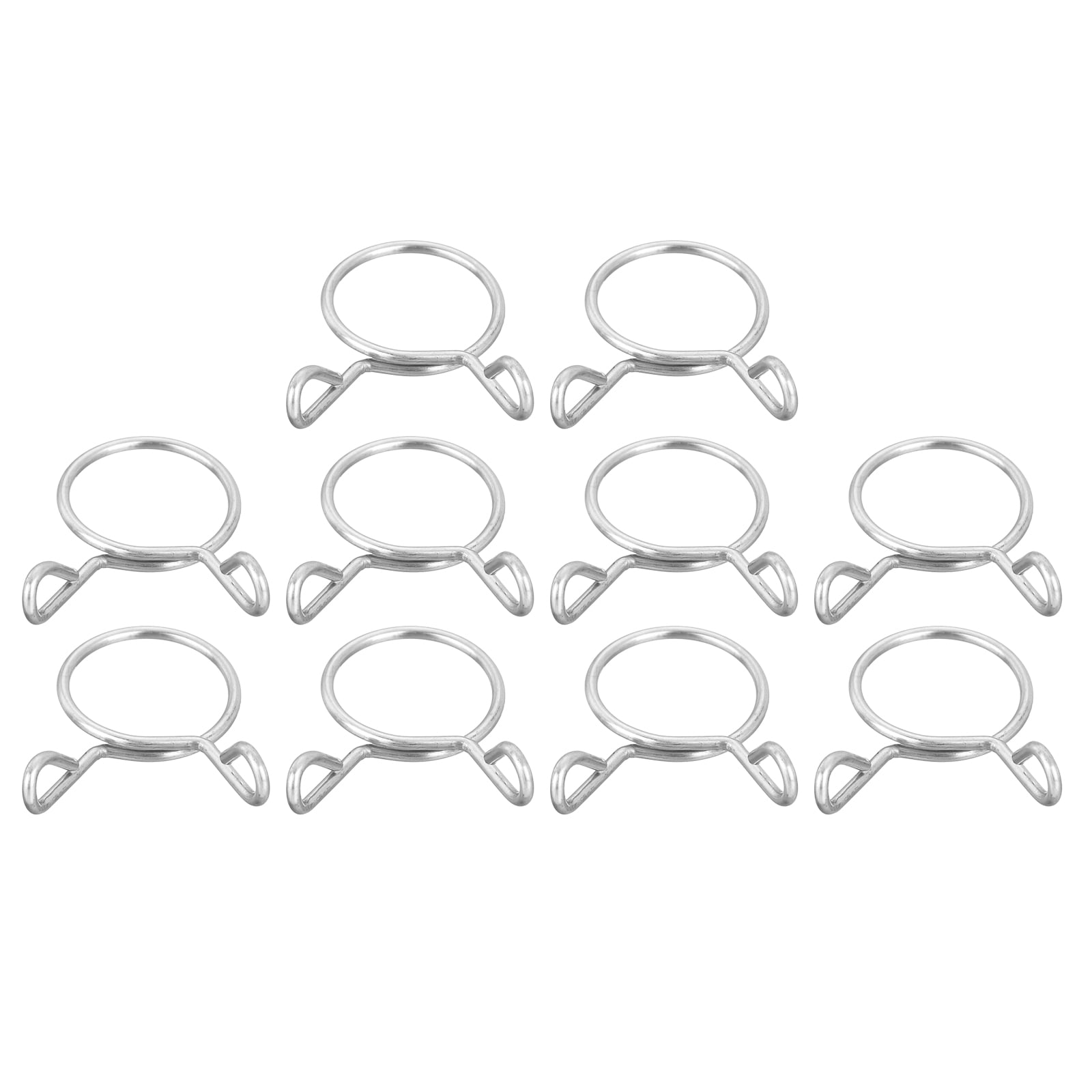 10 Pcs Fuel Line Hose Tubing Spring Clips 18mm Water Pipe Spring Clip ...