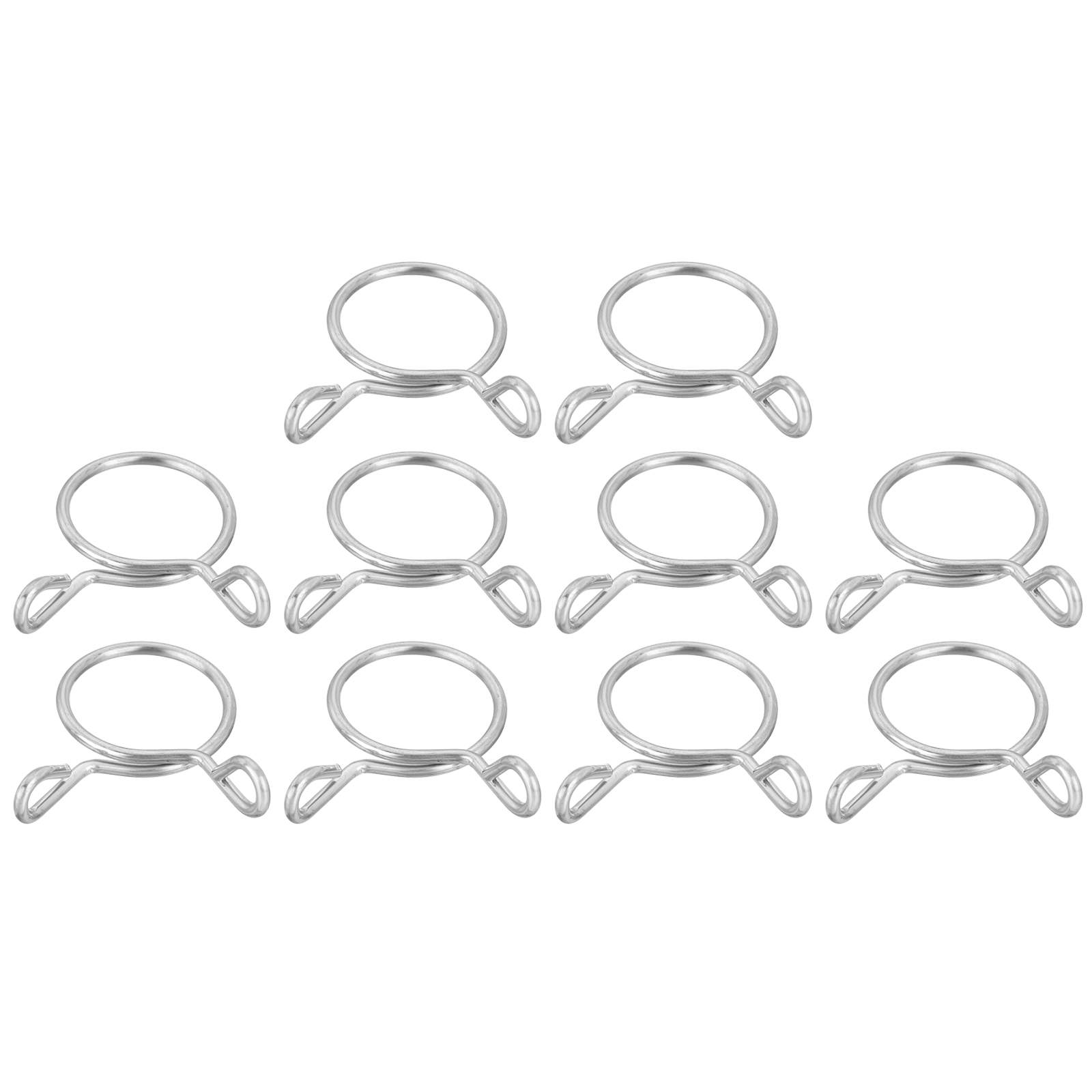 10 Pcs Fuel Line Hose Tubing Spring Clips 19mm Water Pipe Spring Clip ...