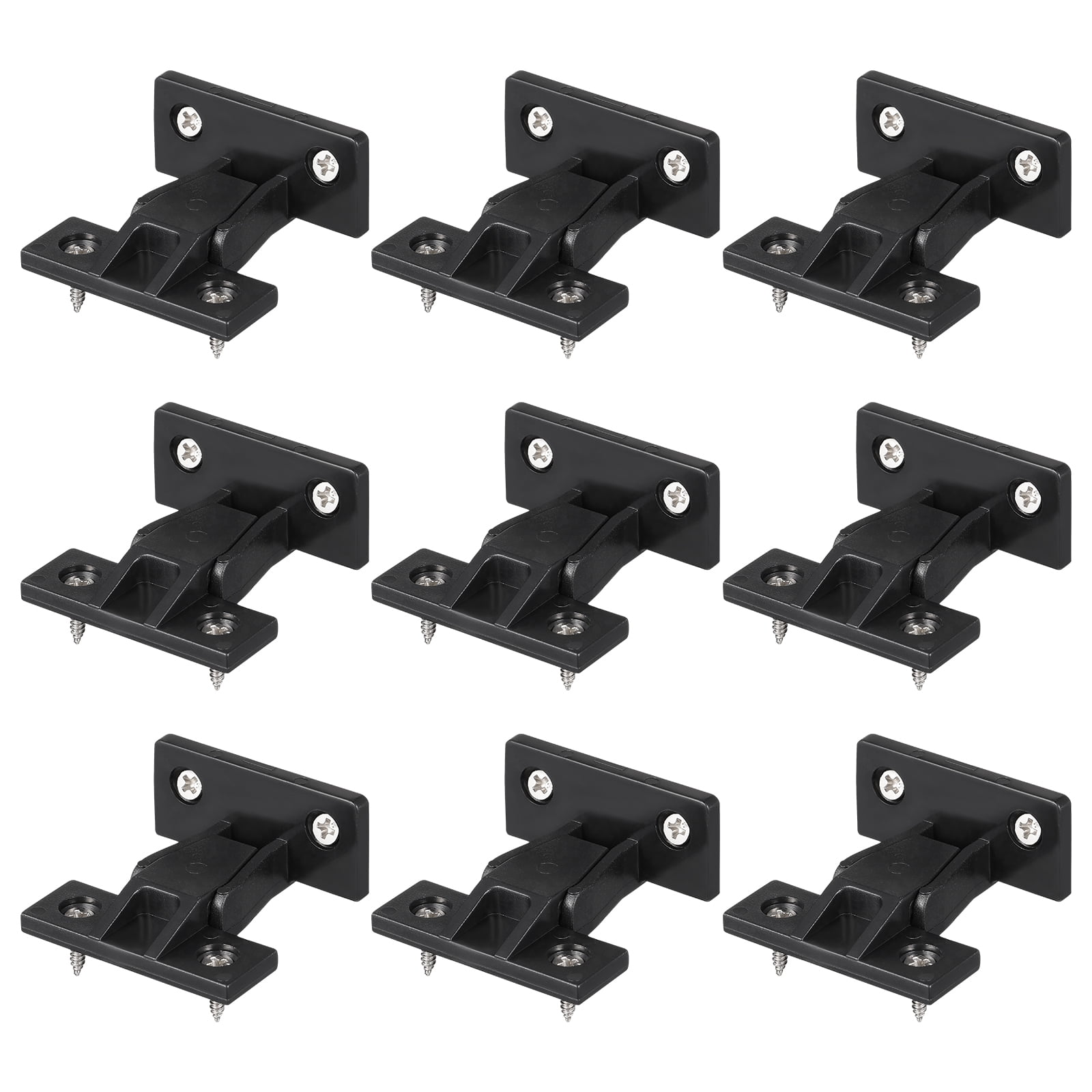 10 Pcs Furniture Corner Buckle Connector Joint Panel Office - Walmart.com