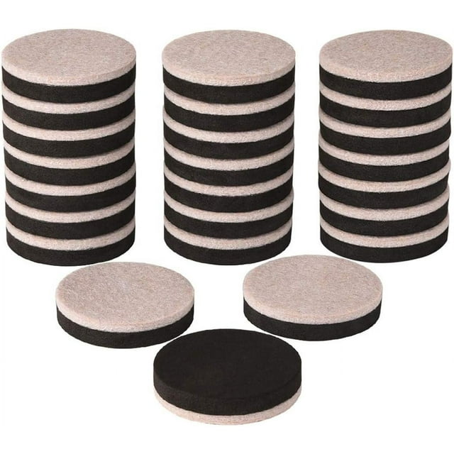 10 Pcs Furniture Sliders 2 Inch Round Felt Furniture Slider Reusable ...