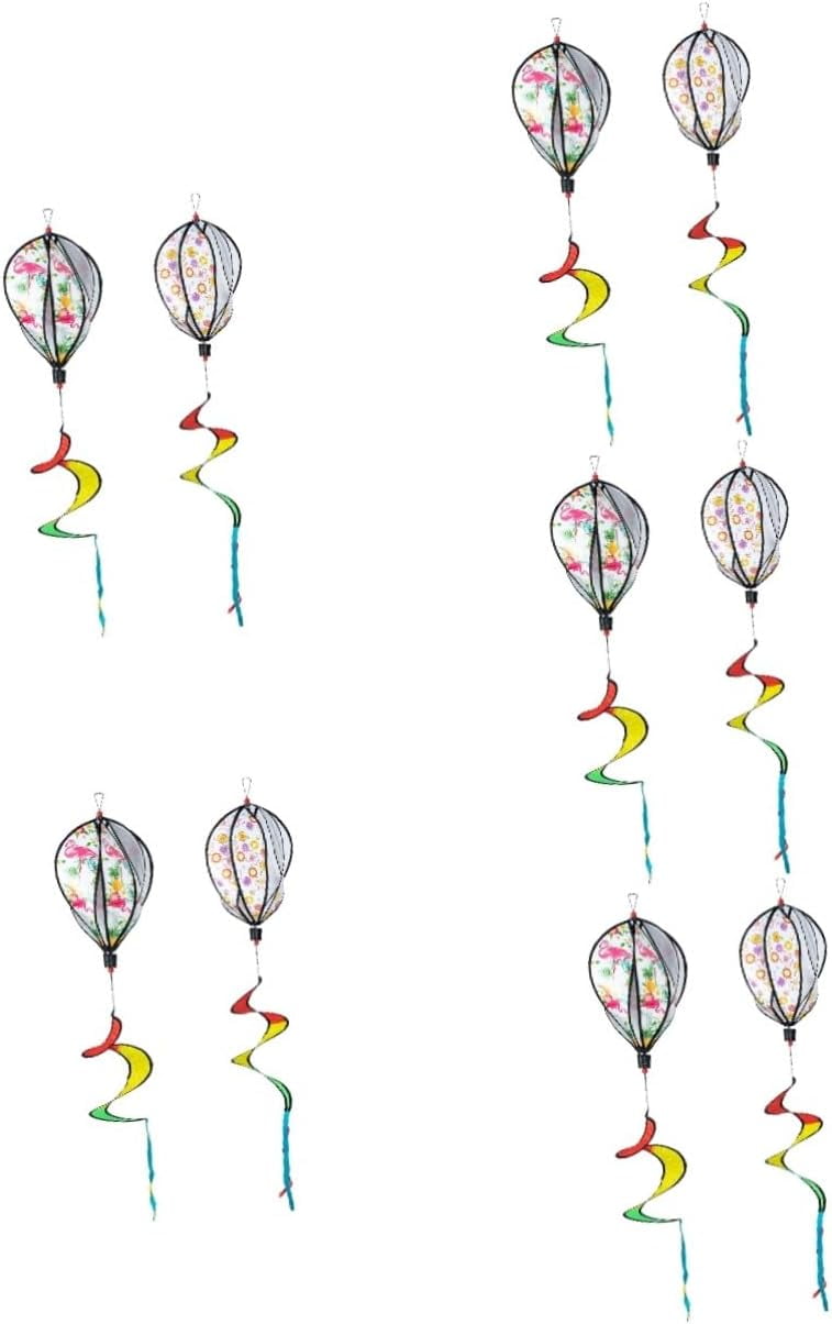 10 Pcs Garden Decoration Rainbow Pinwheel Halloween Decorations Outdoor ...